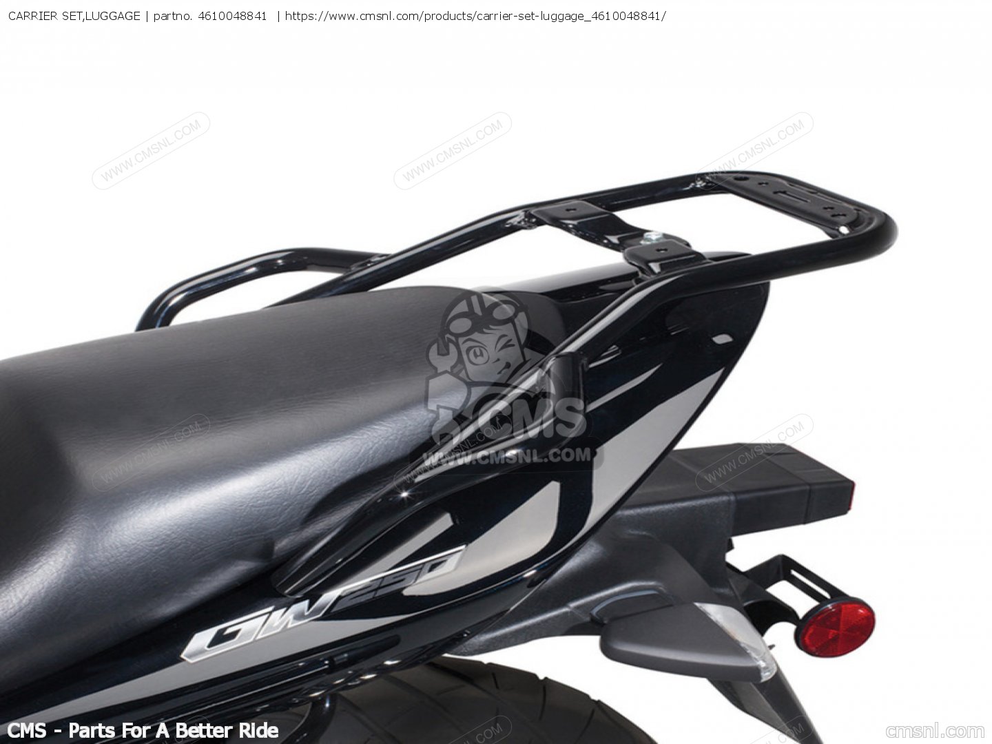 4610048841: CARRIER SET,LUGGAGE Suzuki - buy the 46100-48841 at CMSNL