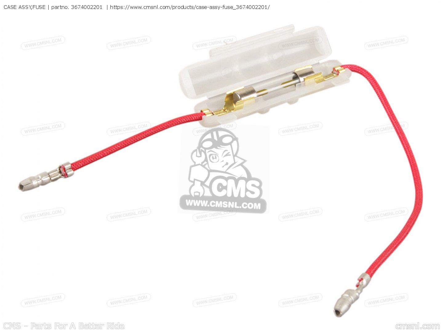3674002201: CASE ASSY,FUSE Suzuki - buy the 36740-02201 at CMSNL