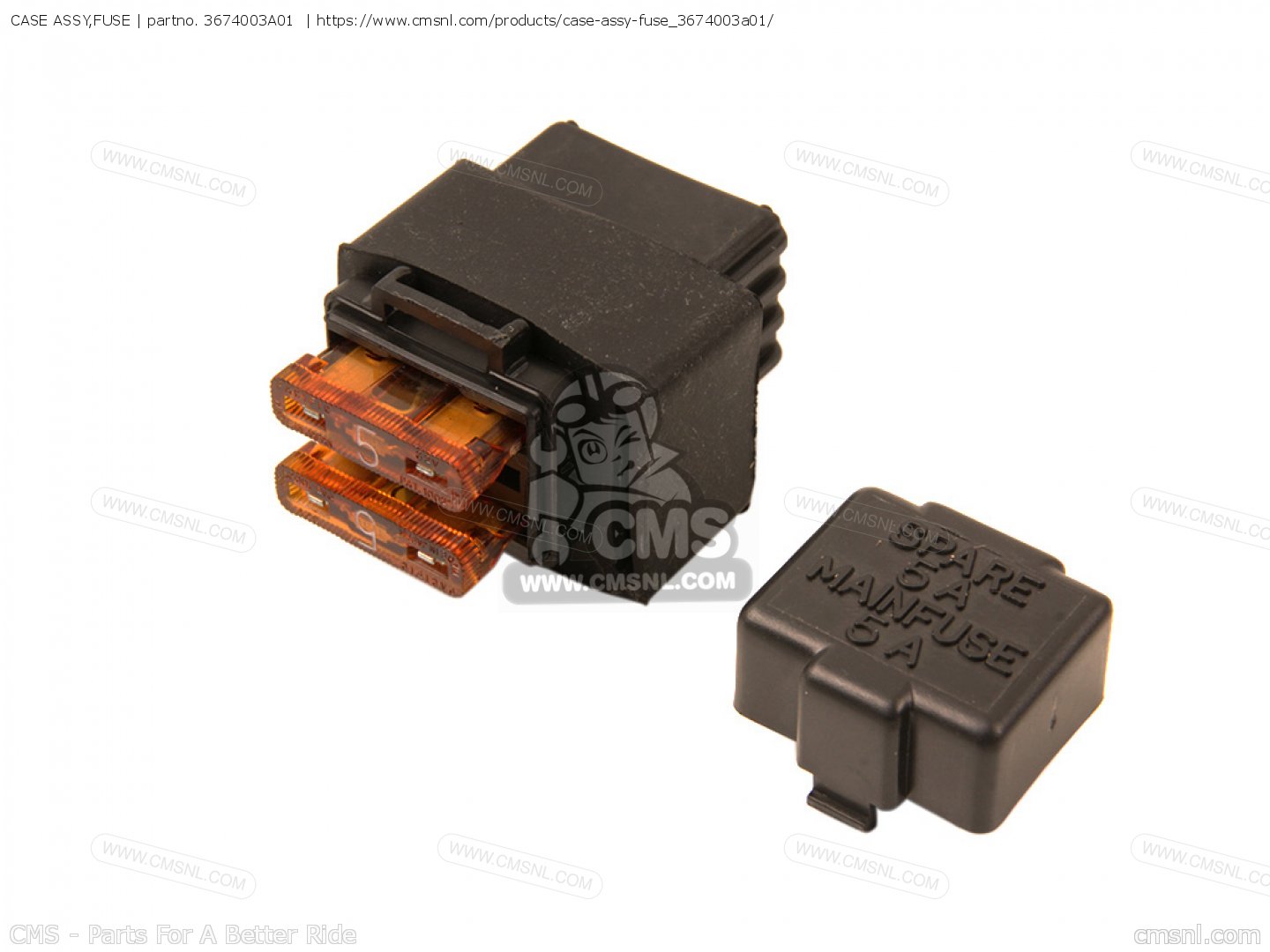 3674003A01: CASE ASSY,FUSE Suzuki - buy the 36740-03A01 at CMSNL
