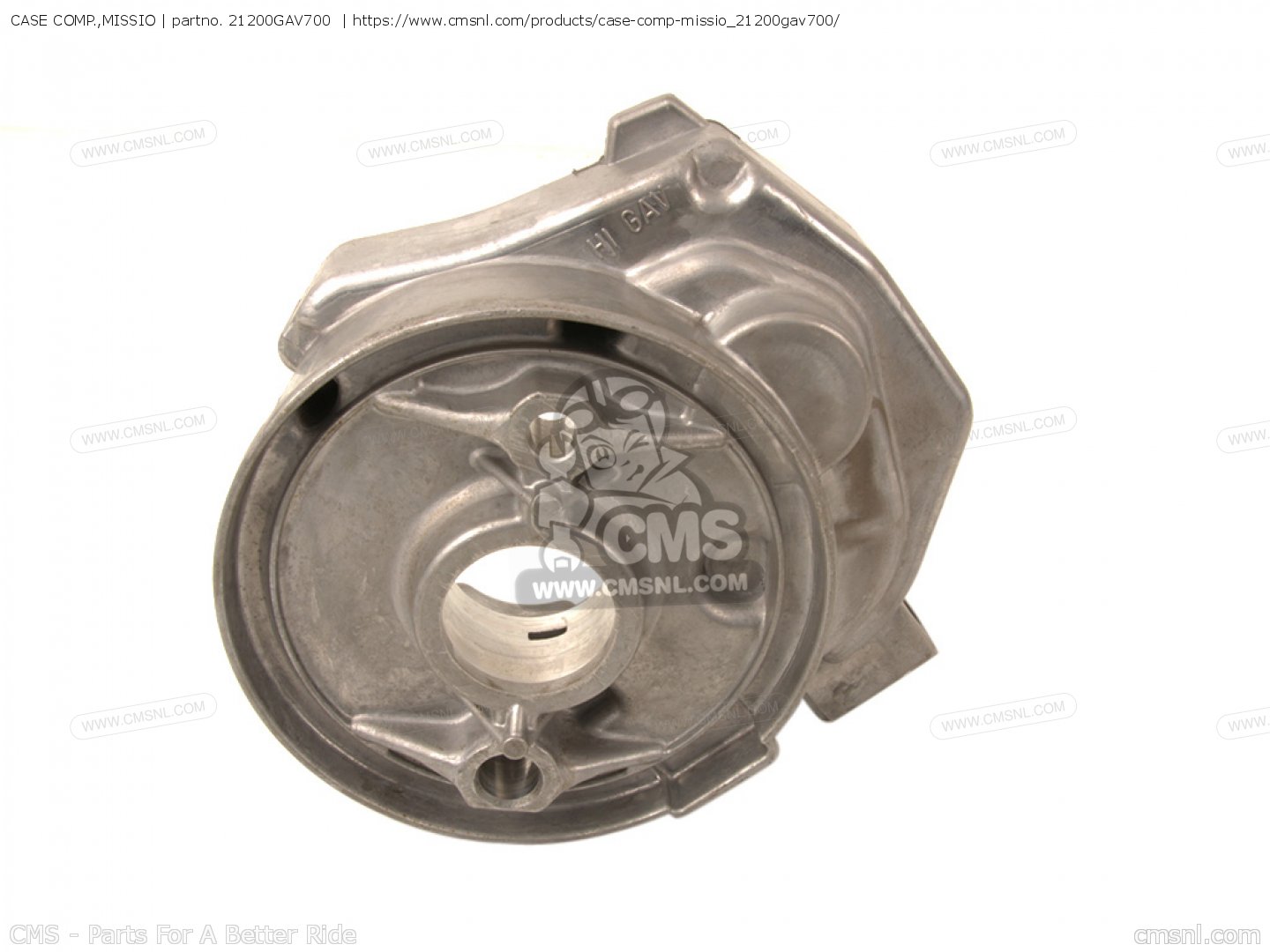 21200GAV700: CASE COMP.,MISSIO Honda - buy the 21200-GAV-700 at CMSNL