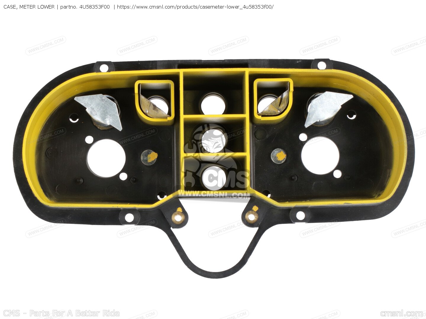 4U58353F00: CASE, METER LOWER Yamaha - buy the 4U5-8353F-00-00 at CMSNL