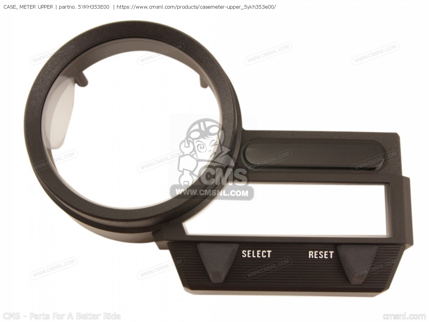 5YKH353E00: CASE, METER UPPER Yamaha - buy the 5YK-H353E-00-00 at CMSNL