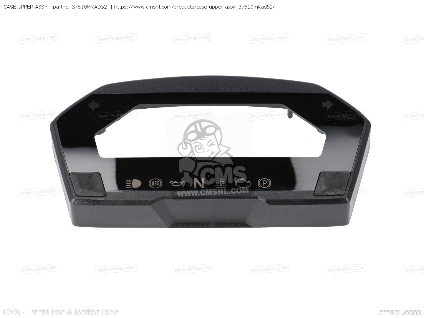 37610MKAD52: CASE UPPER ASSY Honda - buy the 37610-MKA-D52 at CMSNL