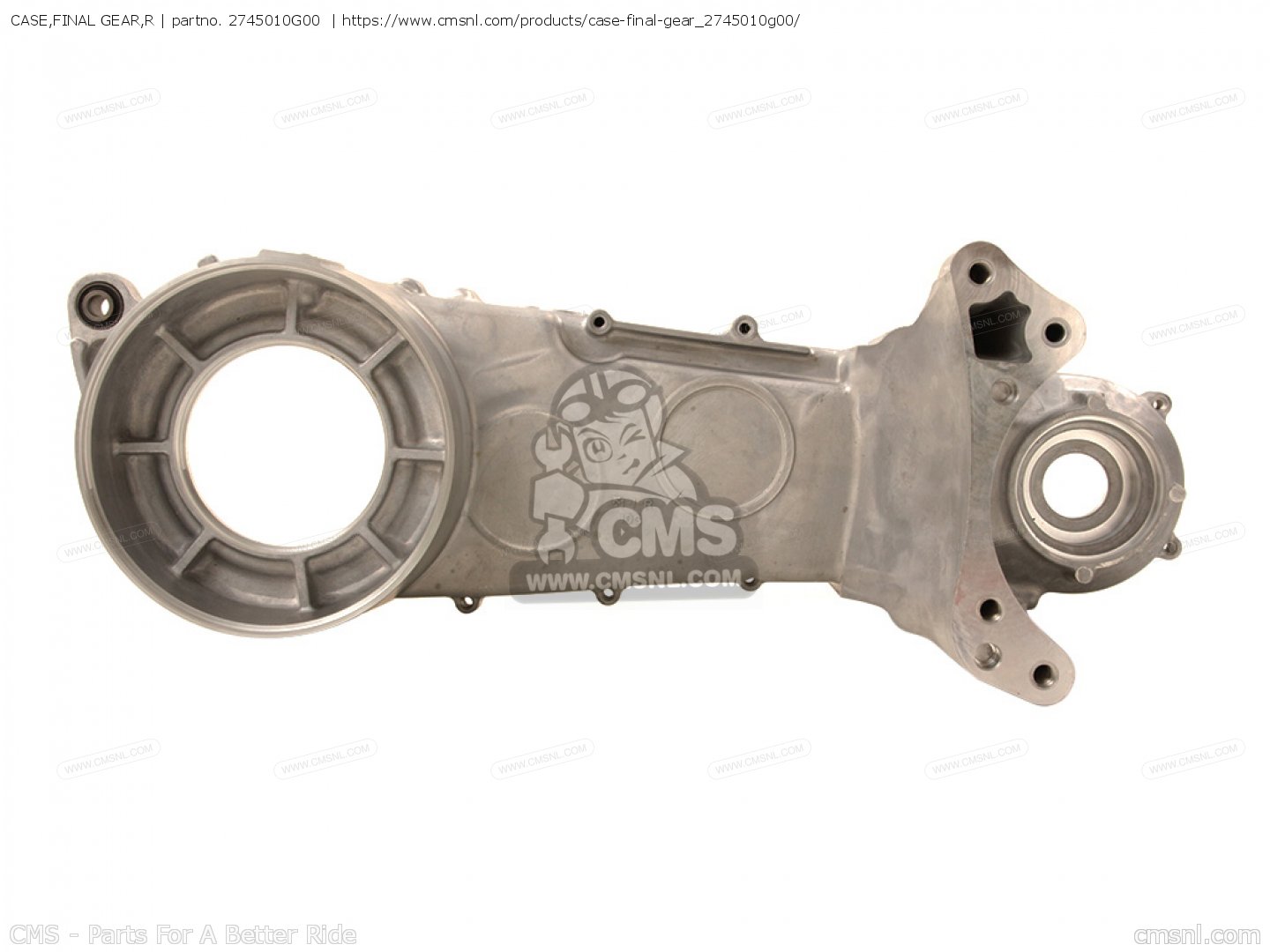 2745010G00: CASE,FINAL GEAR,R Suzuki - buy the 27450-10G00 at CMSNL