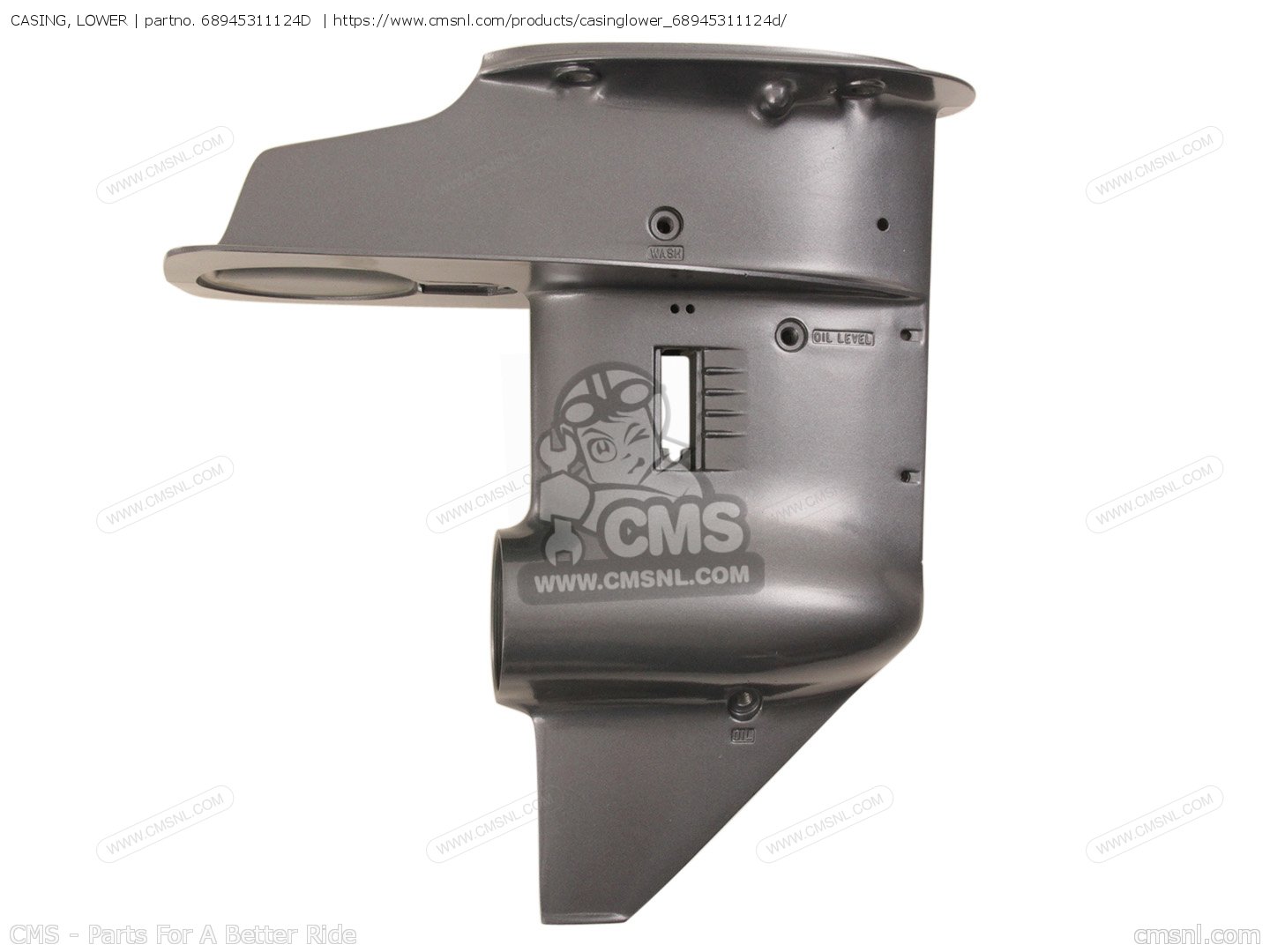 68945311124D: Casing, Lower Yamaha - buy the 689-45311-12-4D at CMSNL
