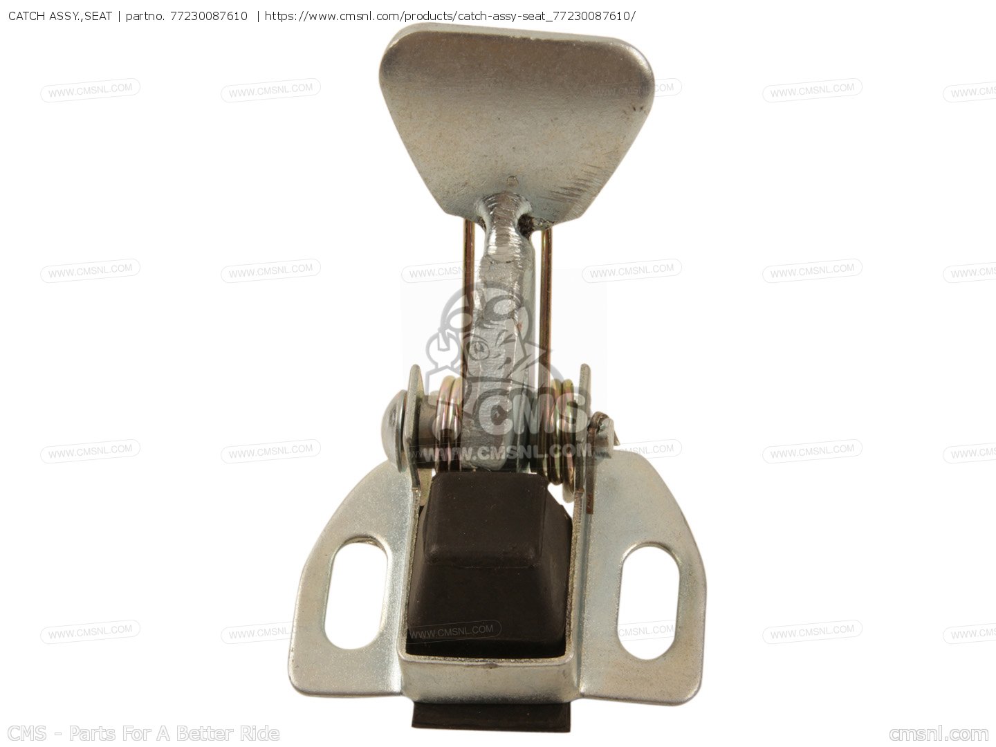 77230087610: Catch Assy.,seat Honda - buy the 77230-087-610 at CMSNL