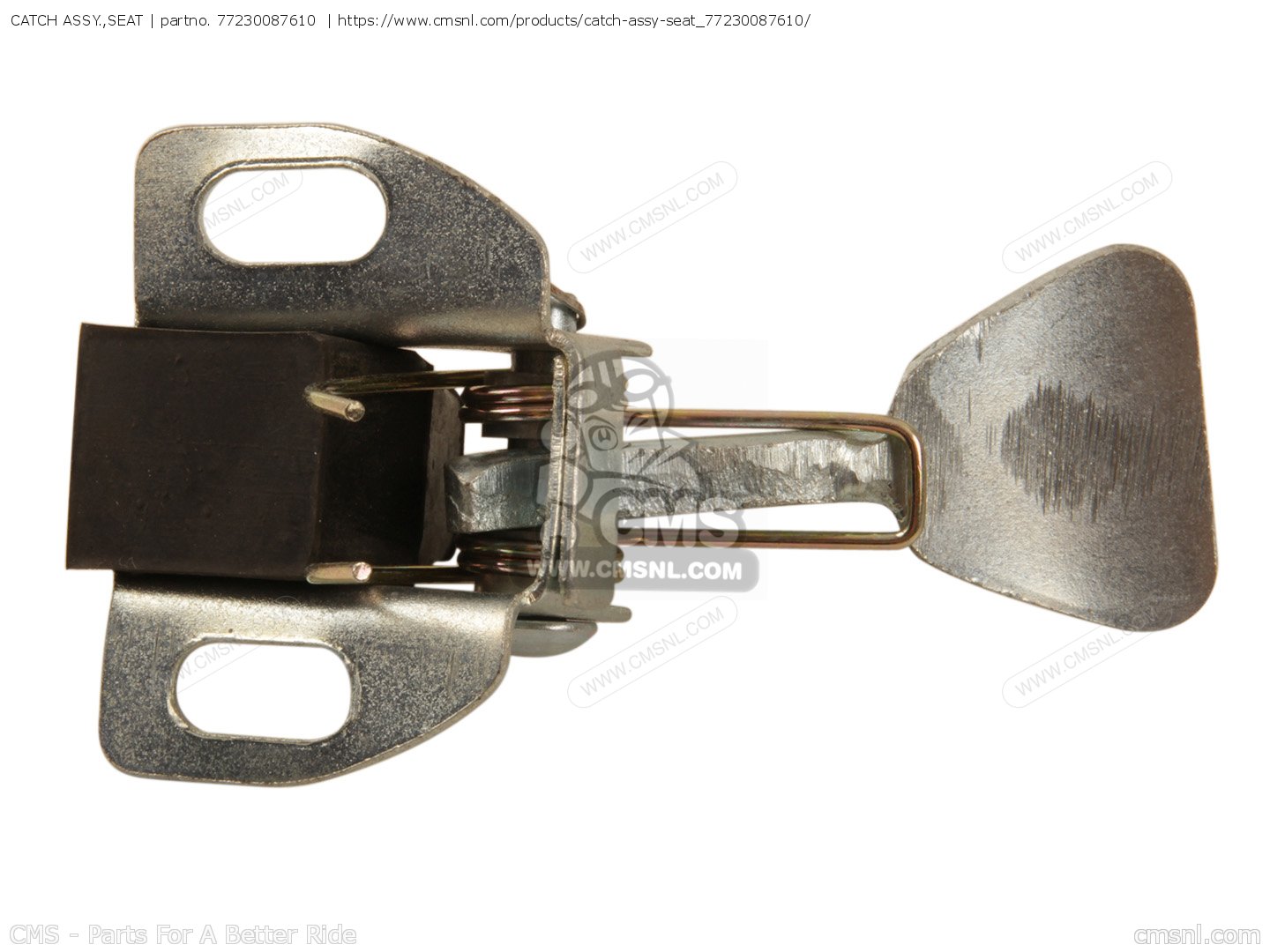 77230087610: Catch Assy.,seat Honda - buy the 77230-087-610 at CMSNL