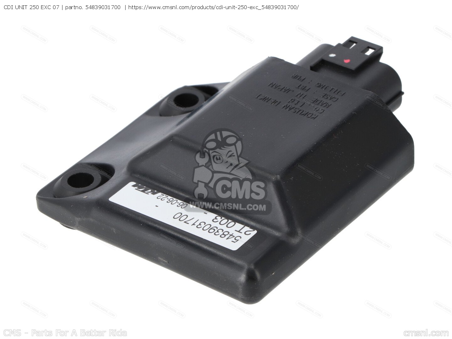 54839031700: CDI UNIT 250 EXC 07 KTM - buy the 54839031700 at CMSNL