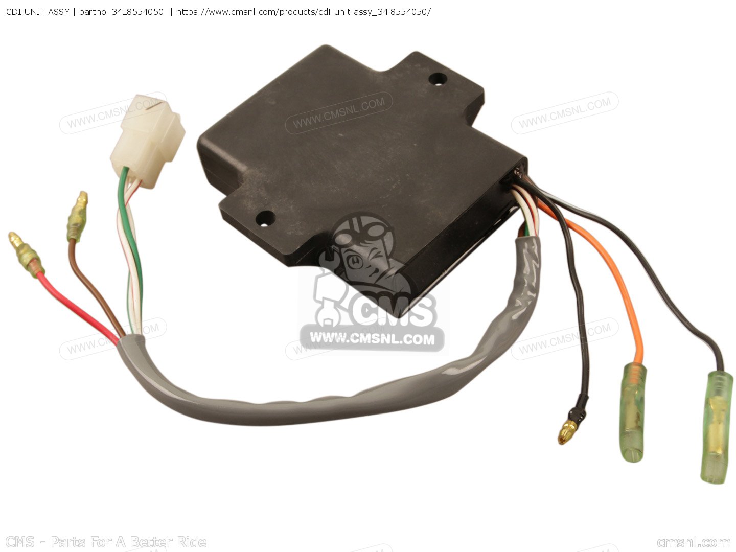 34L8554050: CDI UNIT ASSY Yamaha - buy the 34L-85540-50-00 at CMSNL