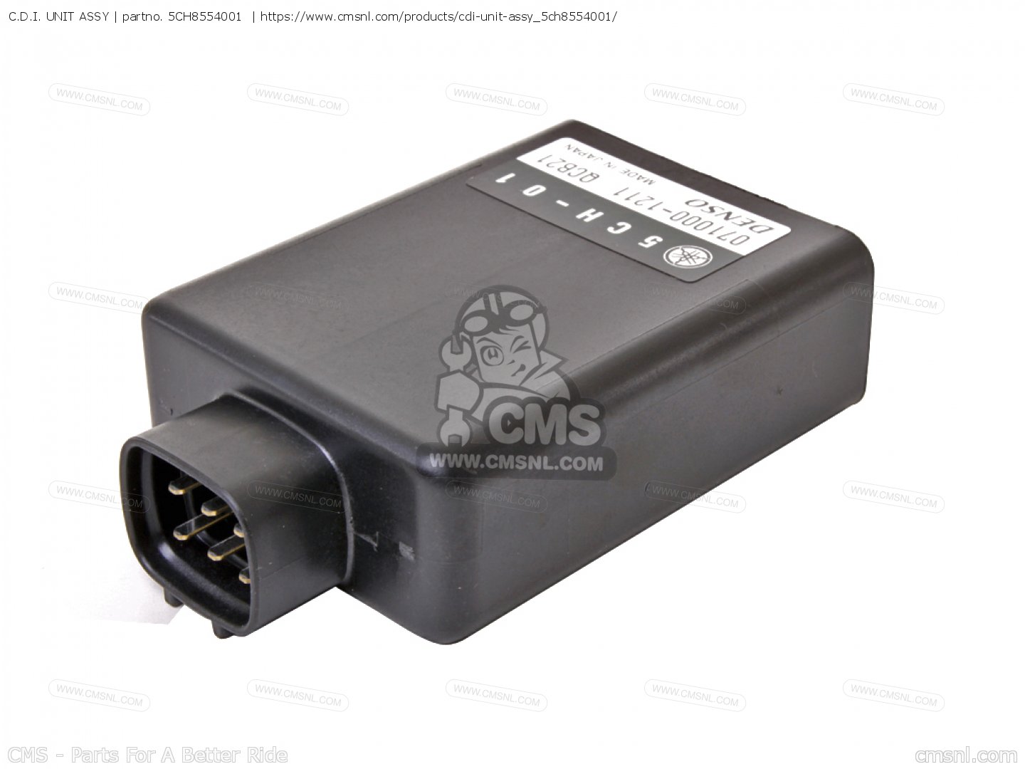 5CH8554001: C.D.I. UNIT ASSY Yamaha - buy the 5CH-85540-01-00 at CMSNL