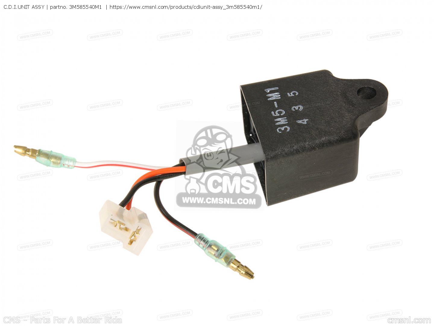 3M585540M1: C.D.I.UNIT ASSY Yamaha - buy the 3M5-85540-M1-00 at CMSNL