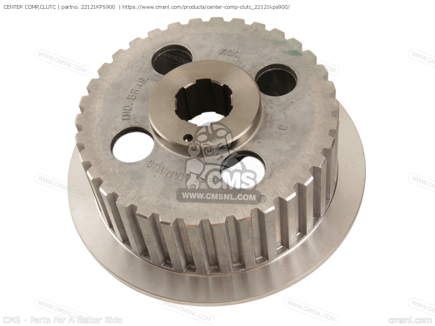 22121KPS900: Center Comp,clutc Honda - buy the 22121-KPS-900 at CMSNL