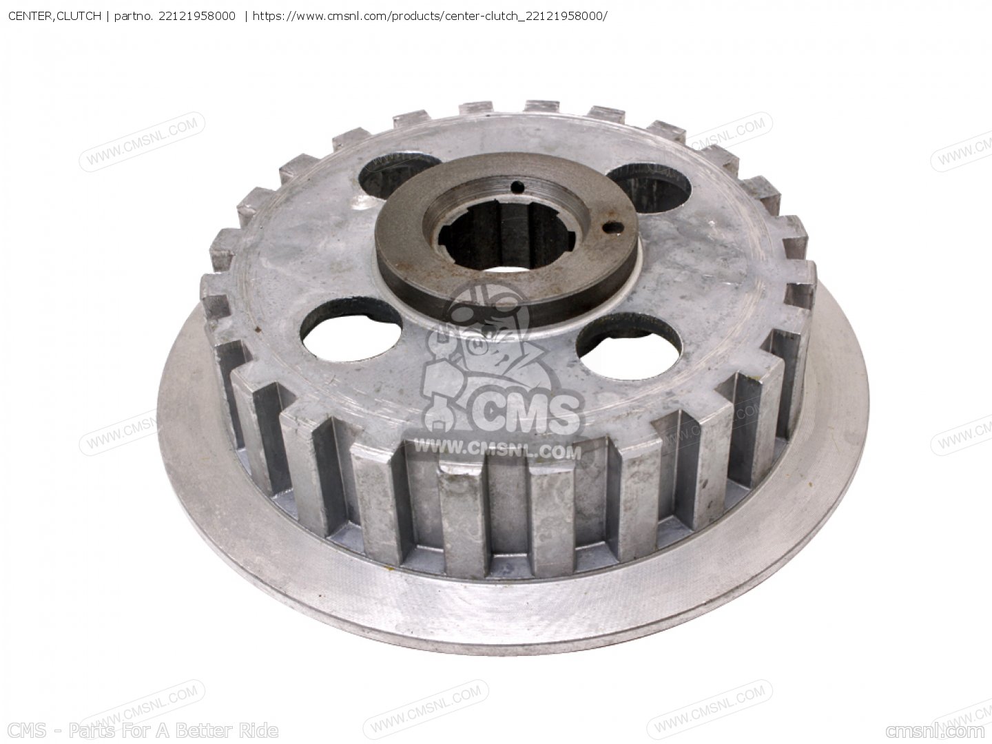 22121958000: CENTER,CLUTCH Honda - buy the 22121-958-000 at CMSNL
