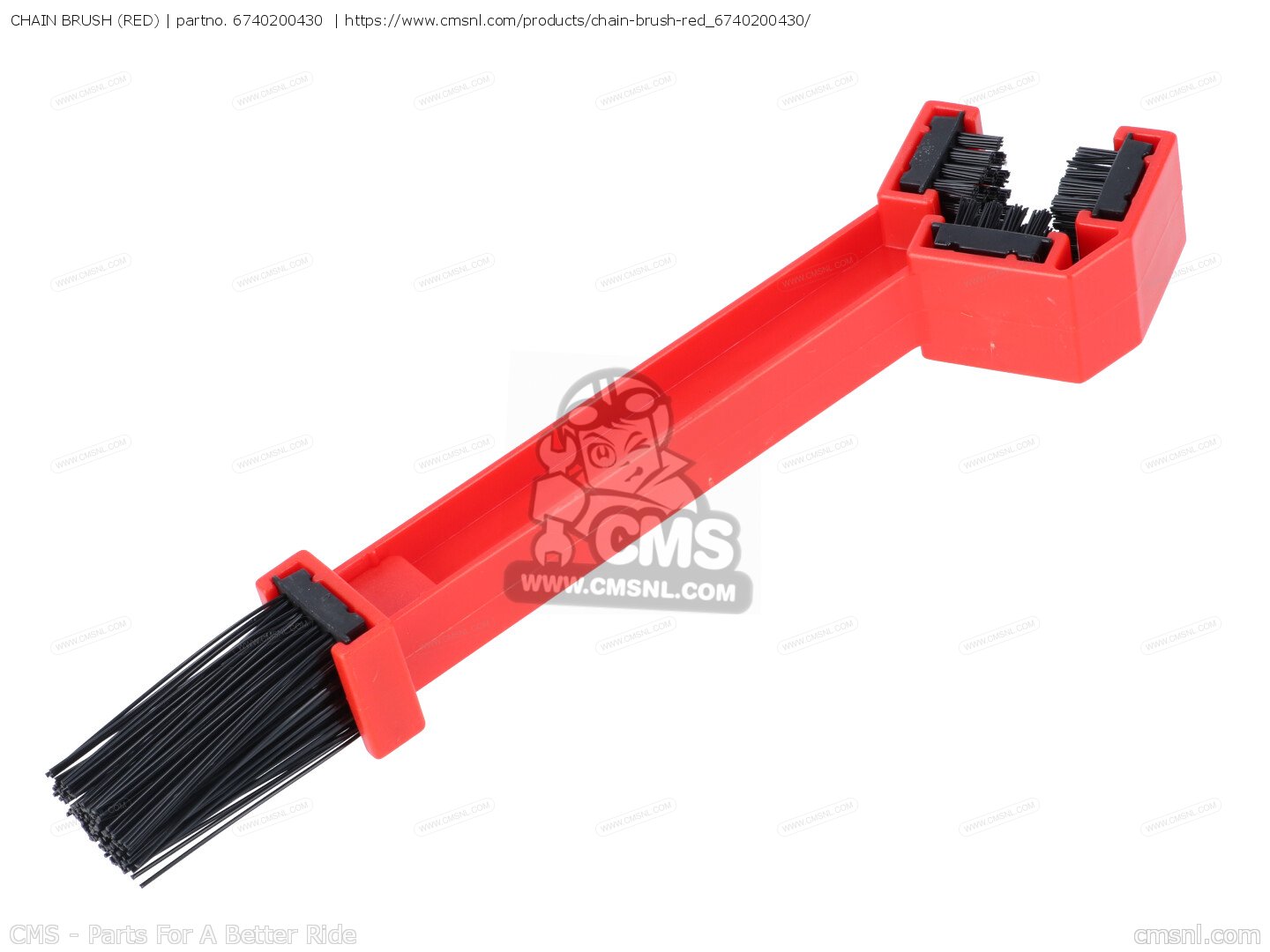 6740200430: Chain Brush (red) Kitaco - buy the 674-0200430 at CMSNL