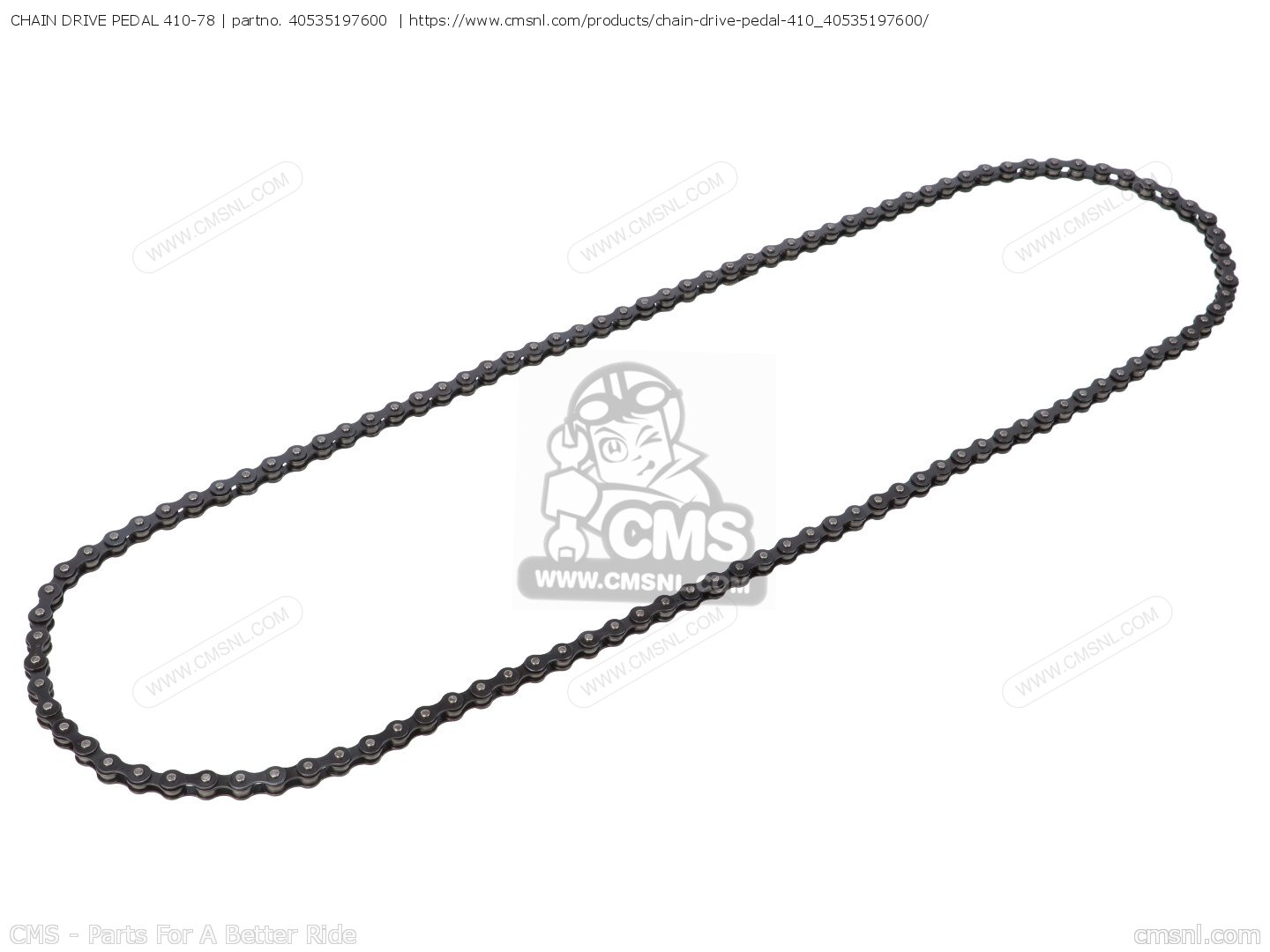 40535197600: CHAIN DRIVE PEDAL 410-78 Honda - buy the 40535-197-600 at CMSNL