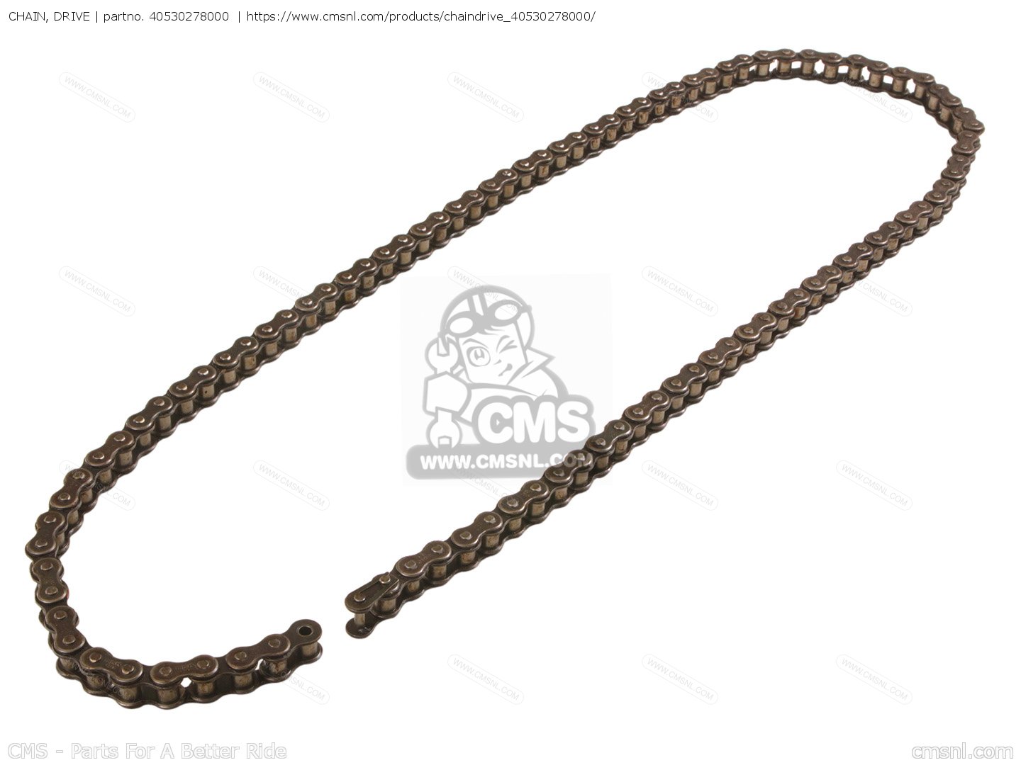 40530278000: CHAIN, DRIVE Honda - buy the 40530-278-000 at CMSNL