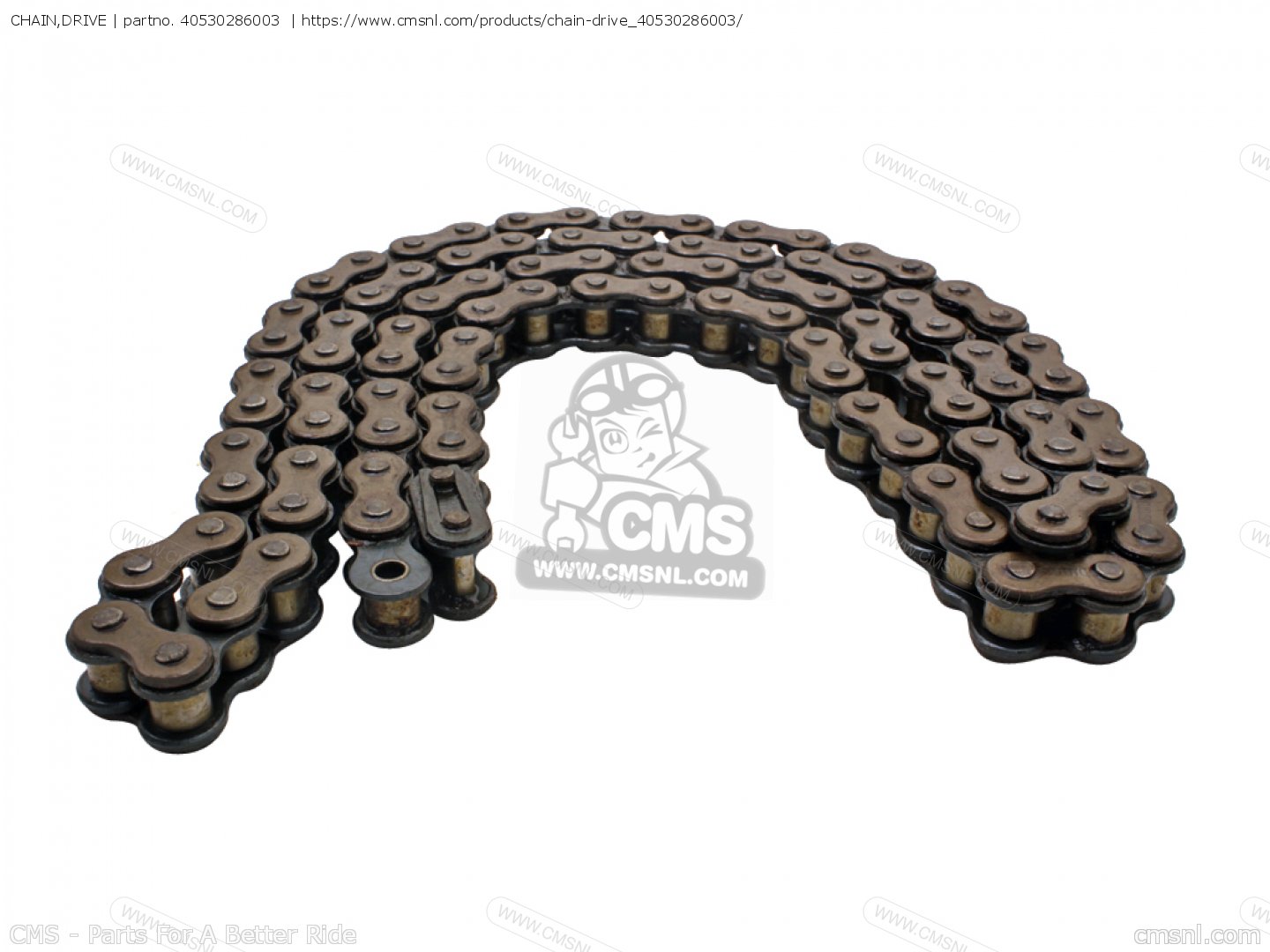40530-286-003 Chain,Drive, 40530286003 Honda - SL350, CB350K2, XL350