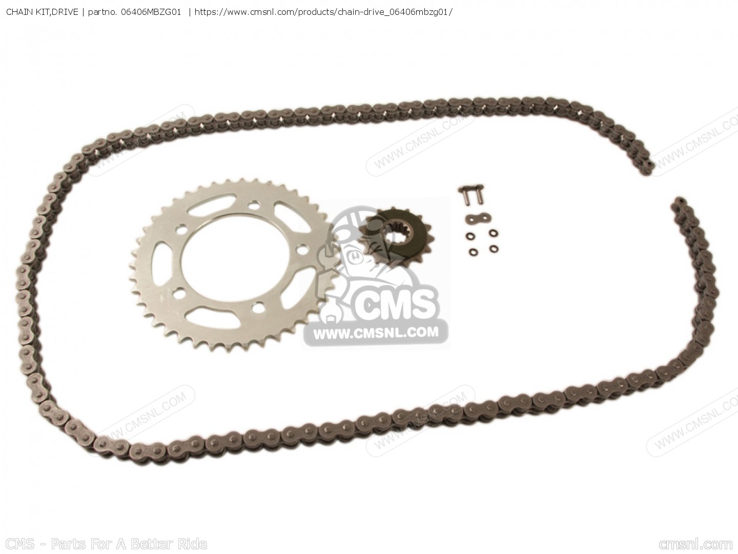 06406MBZG01: CHAIN KIT,DRIVE Honda - buy the 06406-MBZ-G01 at CMSNL