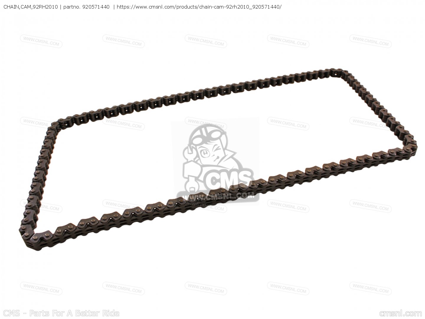 CHAIN,CAM,92RH2010 for KL250GAF SUPER SHERPA 2010 USA - order at CMSNL