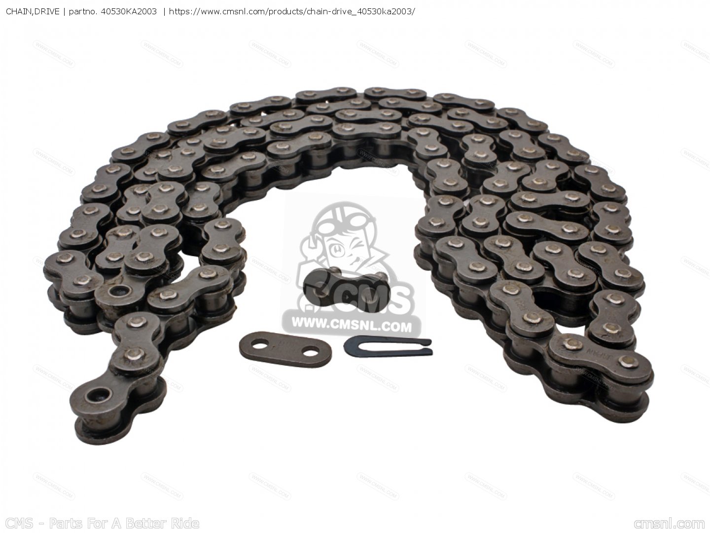40530KA2003: CHAIN,DRIVE 106 LINKS Honda - buy the 40530-KA2-003 at CMSNL