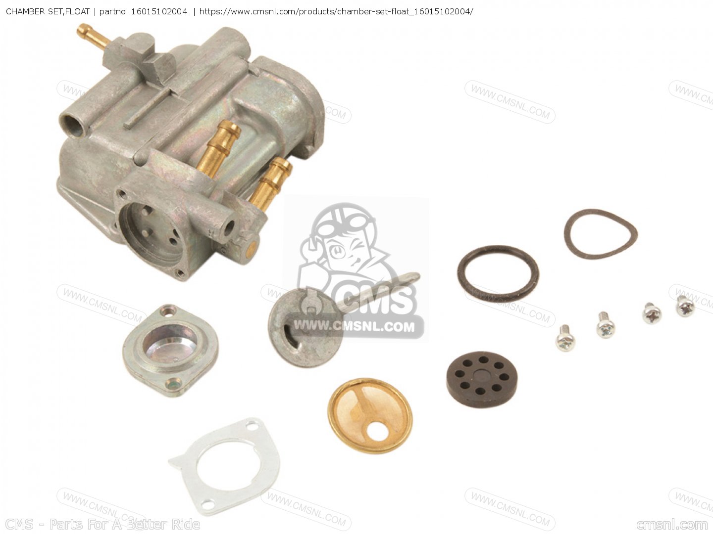 16015102004: CHAMBER SET,FLOAT Honda - buy the 16015-102-004 at CMSNL