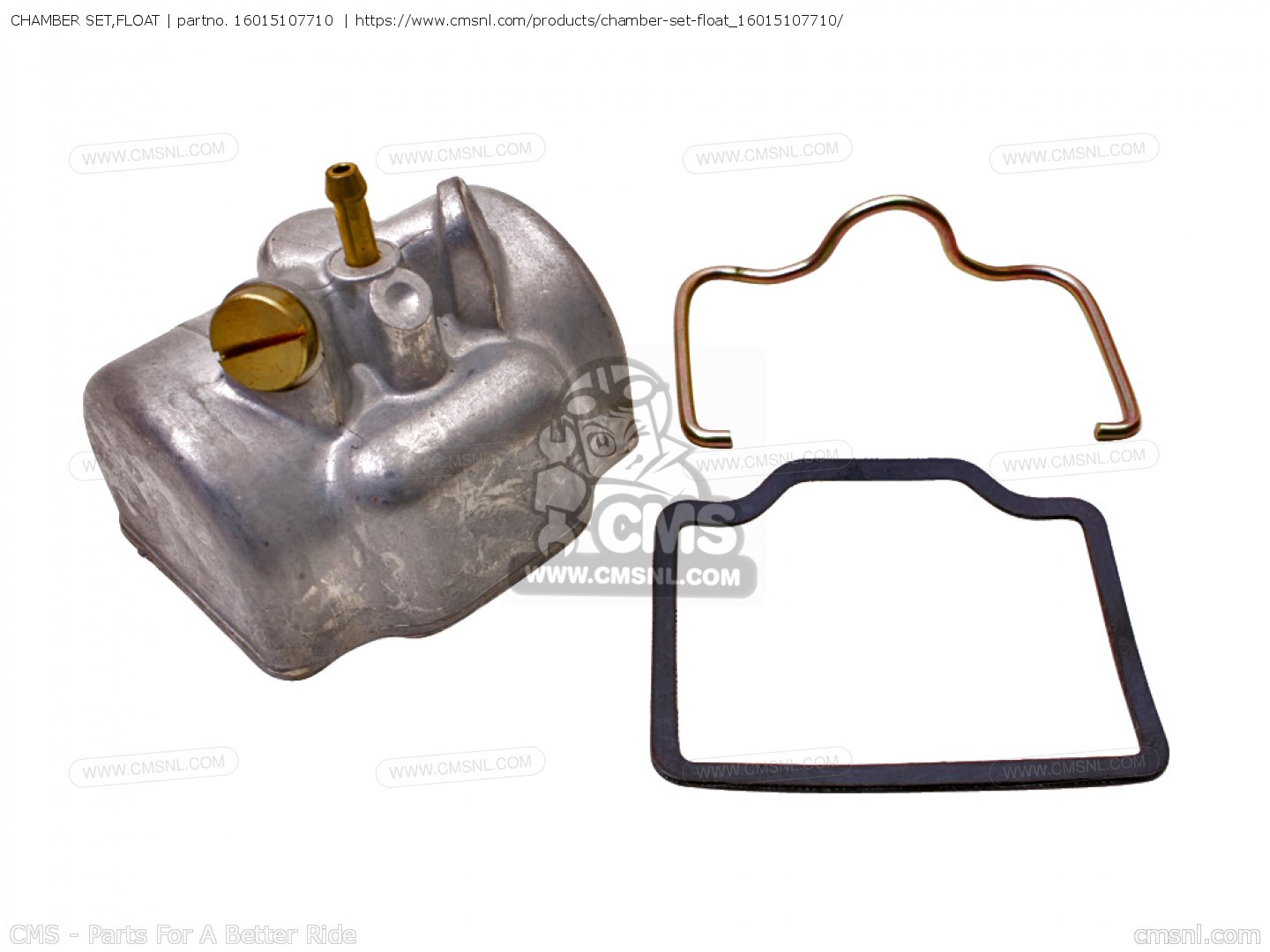 16015107710: CHAMBER SET,FLOAT Honda - buy the 16015-107-710 at CMSNL
