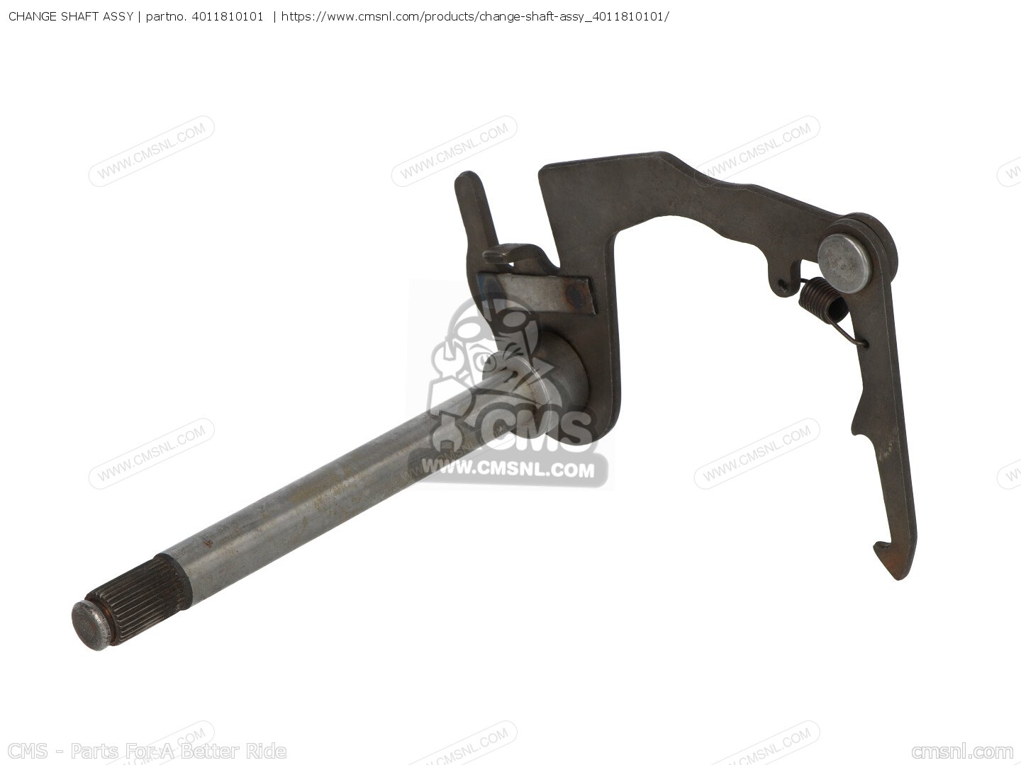 4011810101: CHANGE SHAFT ASSY Yamaha - buy the 401-18101-01-00 at CMSNL
