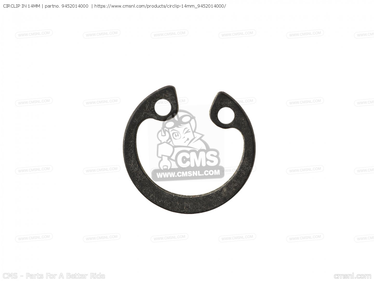 CIRCLIP IN 14MM for Honda - order at CMSNL