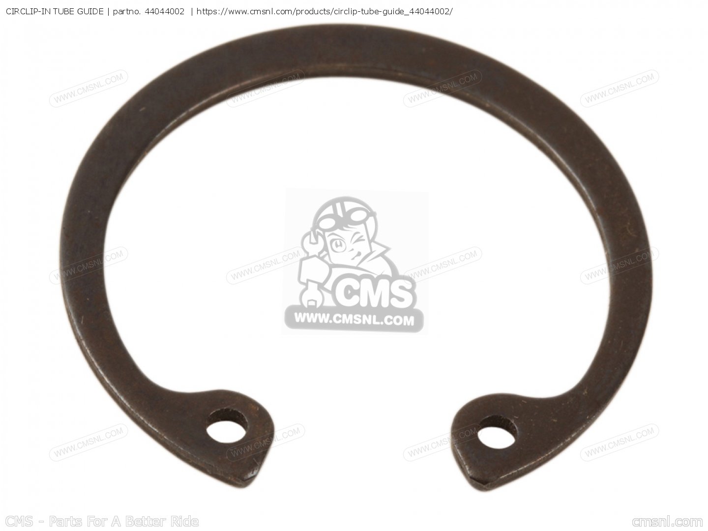 44044002: Circlip-in Tube Guide Kawasaki - buy the 44044-002 at CMSNL