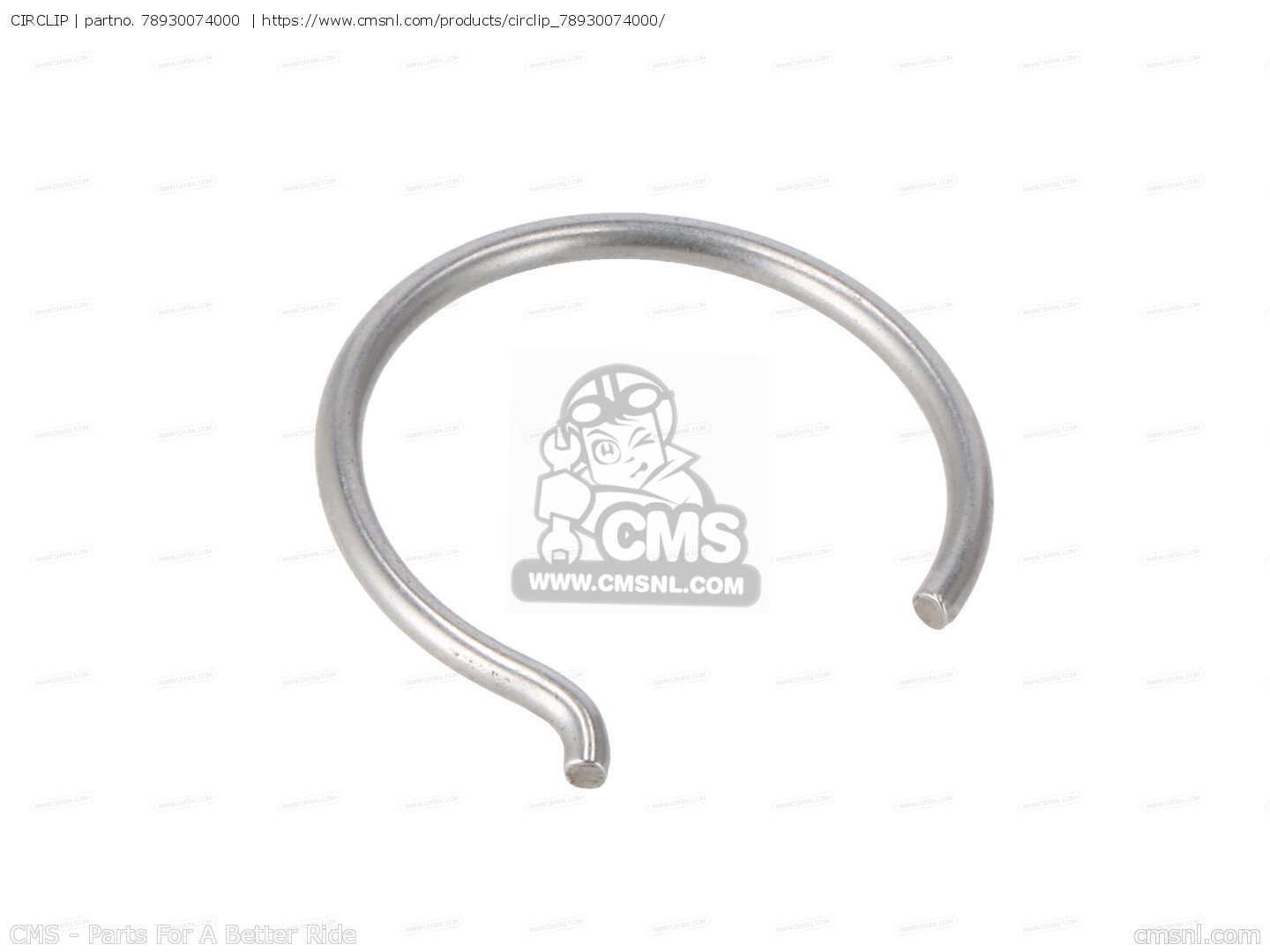 78930074000: CIRCLIP KTM - buy the 78930074000 at CMSNL
