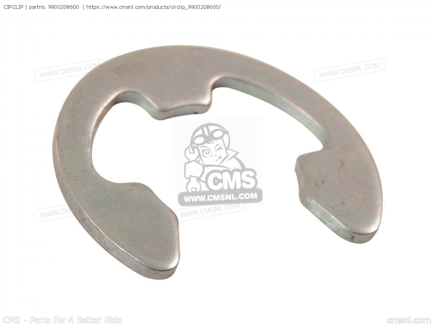 9900208600: Circlip Yamaha - buy the 99002-08600 at CMSNL