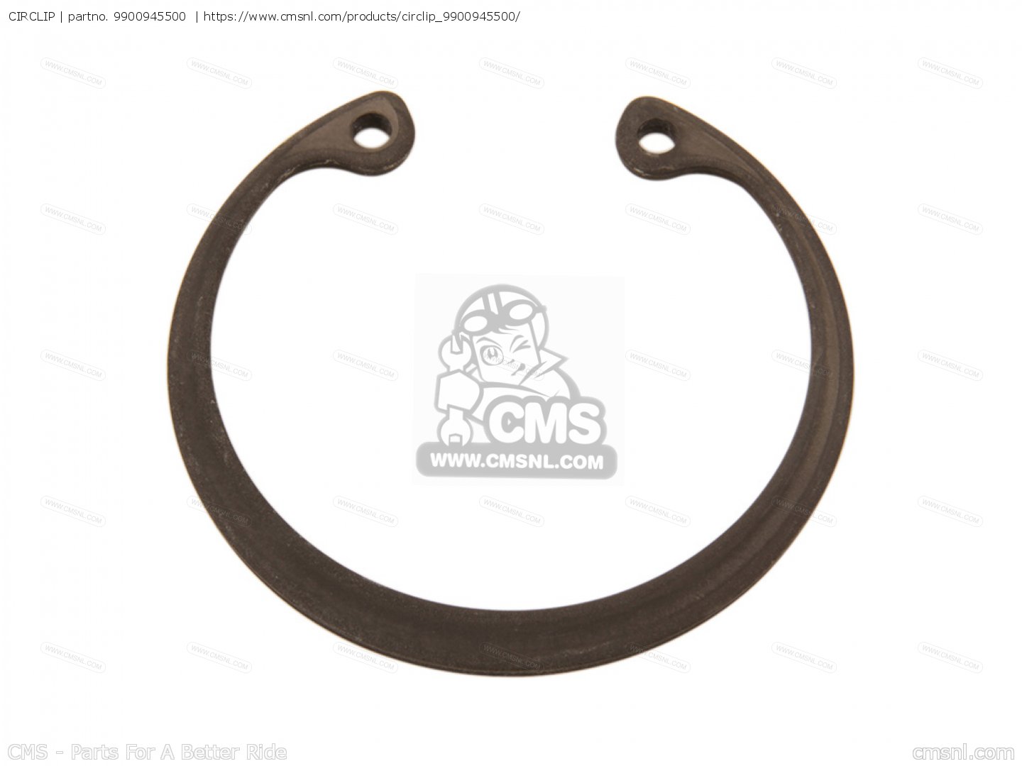 9900945500: CIRCLIP Yamaha - buy the 99009-45500-00 at CMSNL