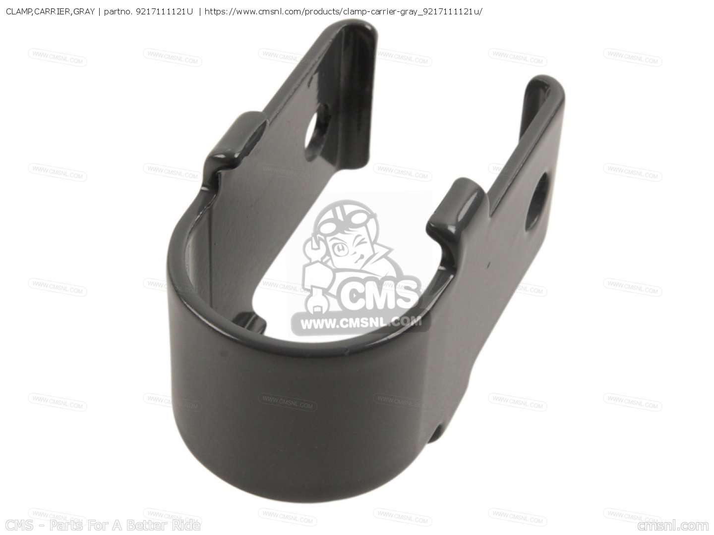 92171-1112-1U Clamp,Carrier,Gray, 9217111121U Kawasaki - KLF220-A13 ...