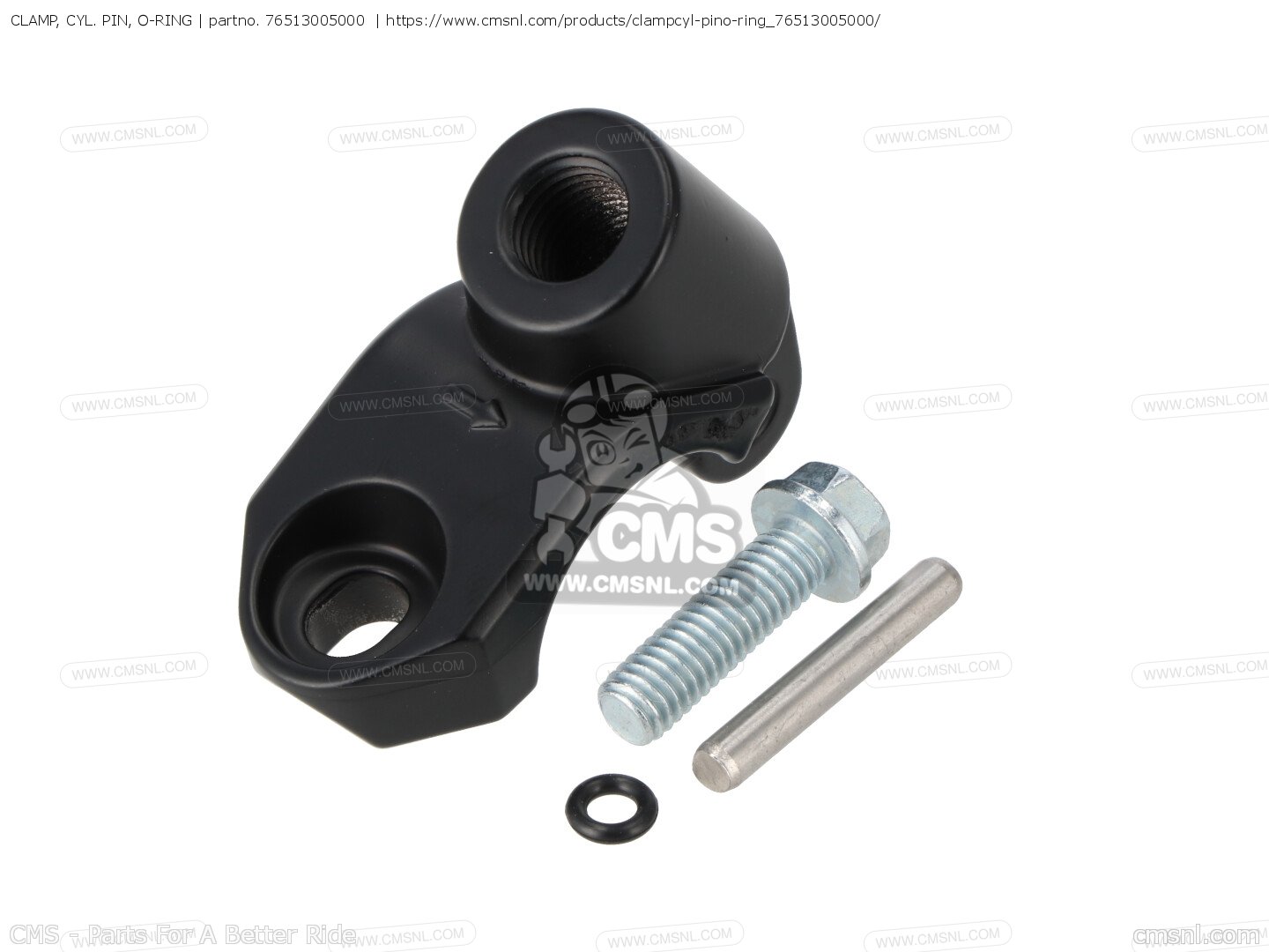 76513005000: CLAMP, CYL. PIN, O-RING KTM - buy the 76513005000 at CMSNL