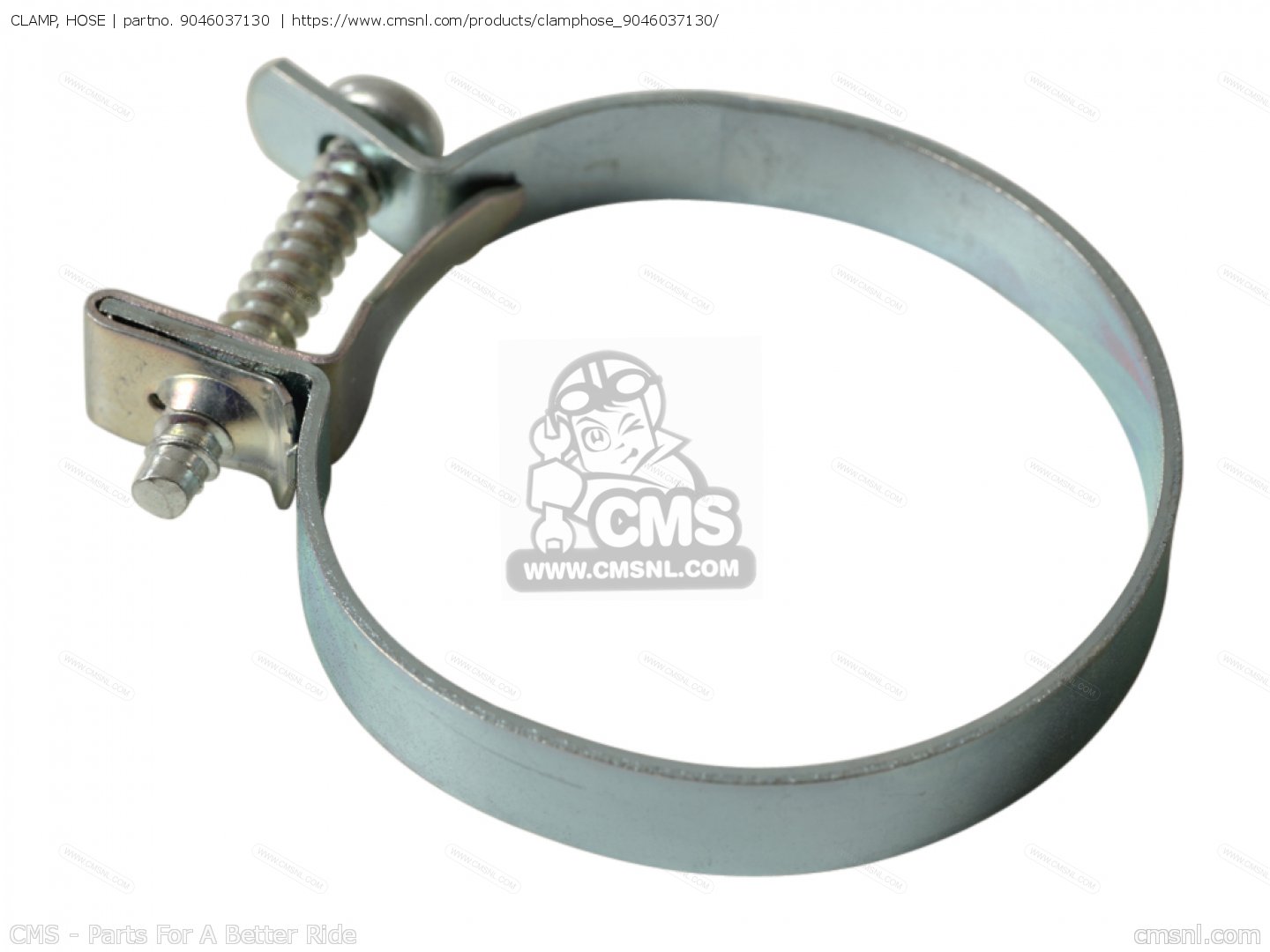 9046037130: CLAMP, HOSE Yamaha - buy the 90460-37130-00 at CMSNL