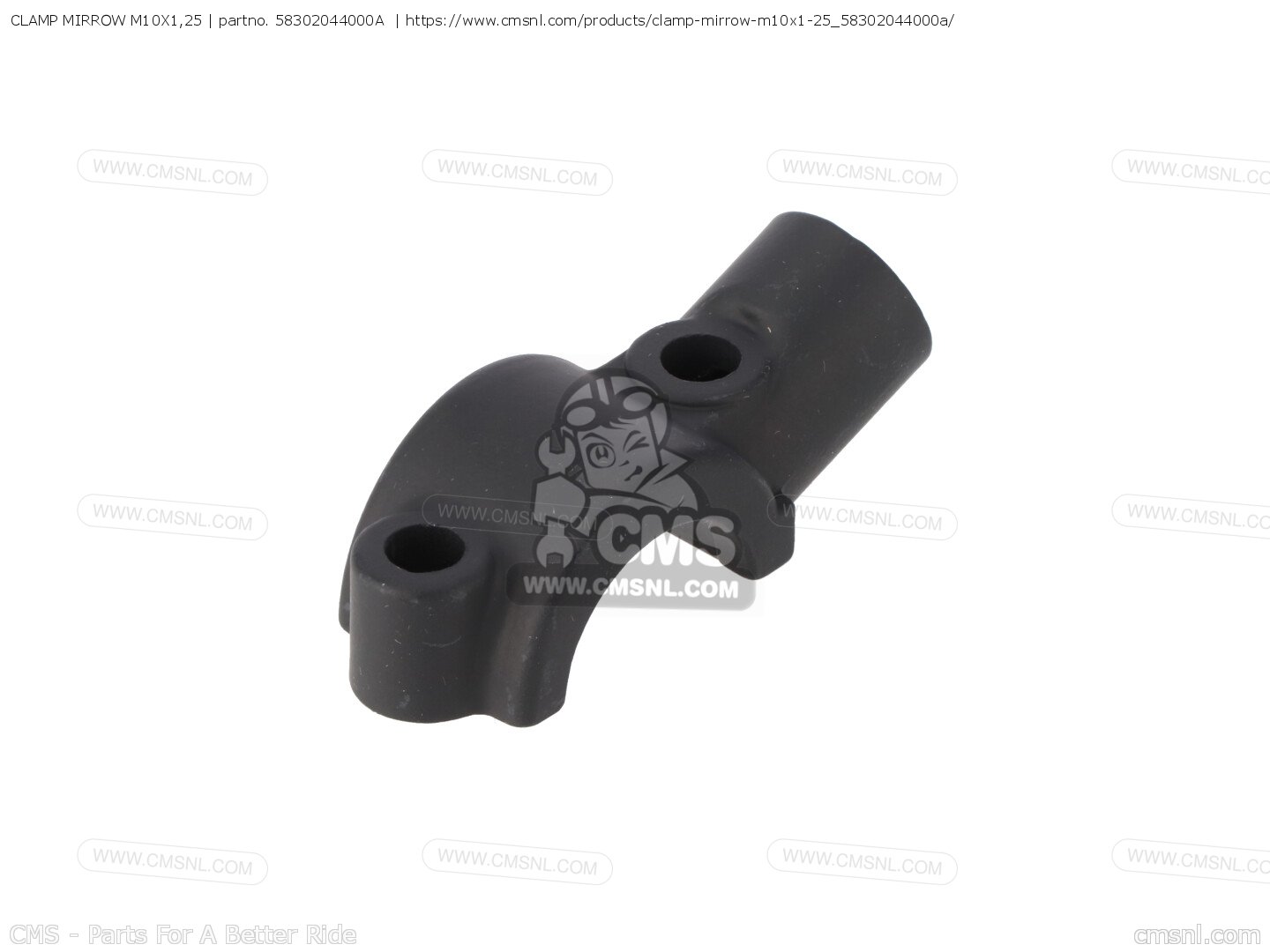 58302044000A: CLAMP MIRROW M10X1,25 Husqvarna - buy the 58302044000 at ...