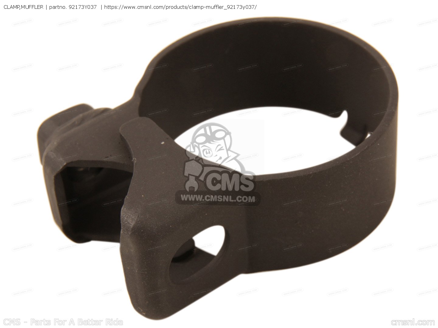 92173Y037: CLAMP,MUFFLER Kawasaki - buy the 92173-Y037 at CMSNL