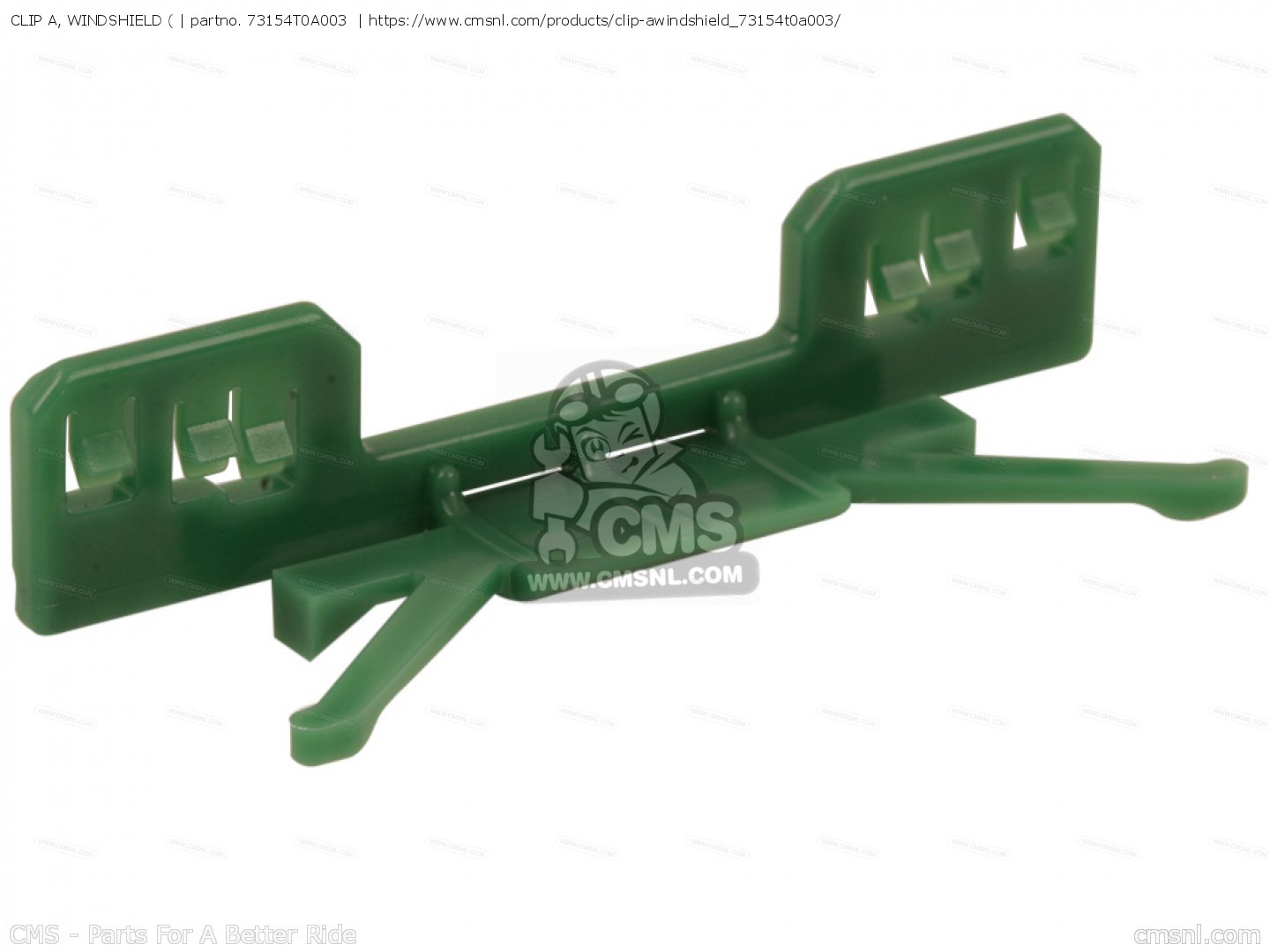 73154T0A003: Clip A,wshld Honda - buy the 73154-T0A-003 at CMSNL