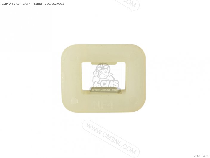 90670SB0003: Clip Dr Sash Garn Honda - buy the 90670-SB0-003 at CMSNL