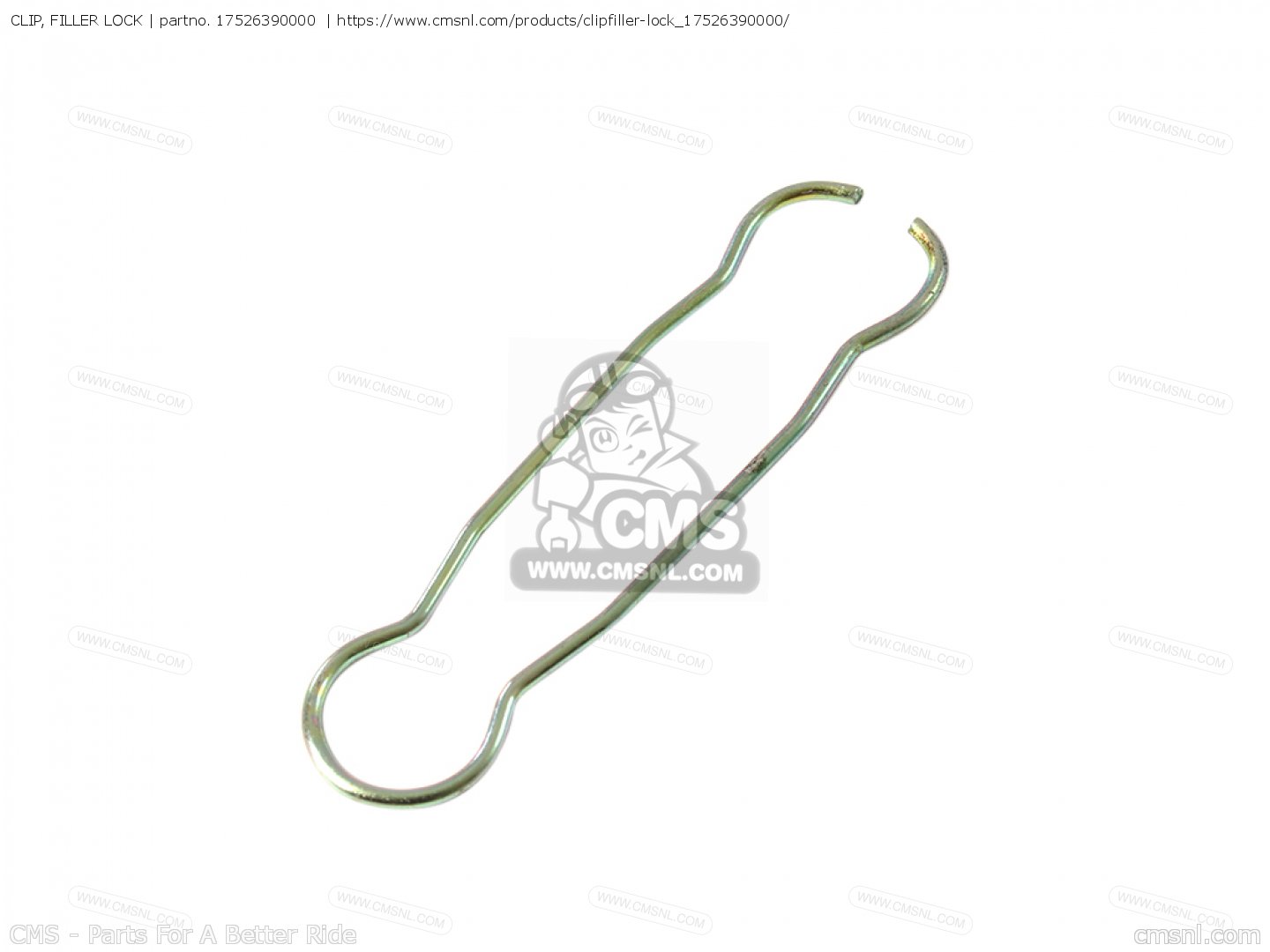 CLIP, FILLER LOCK for Honda - order at CMSNL