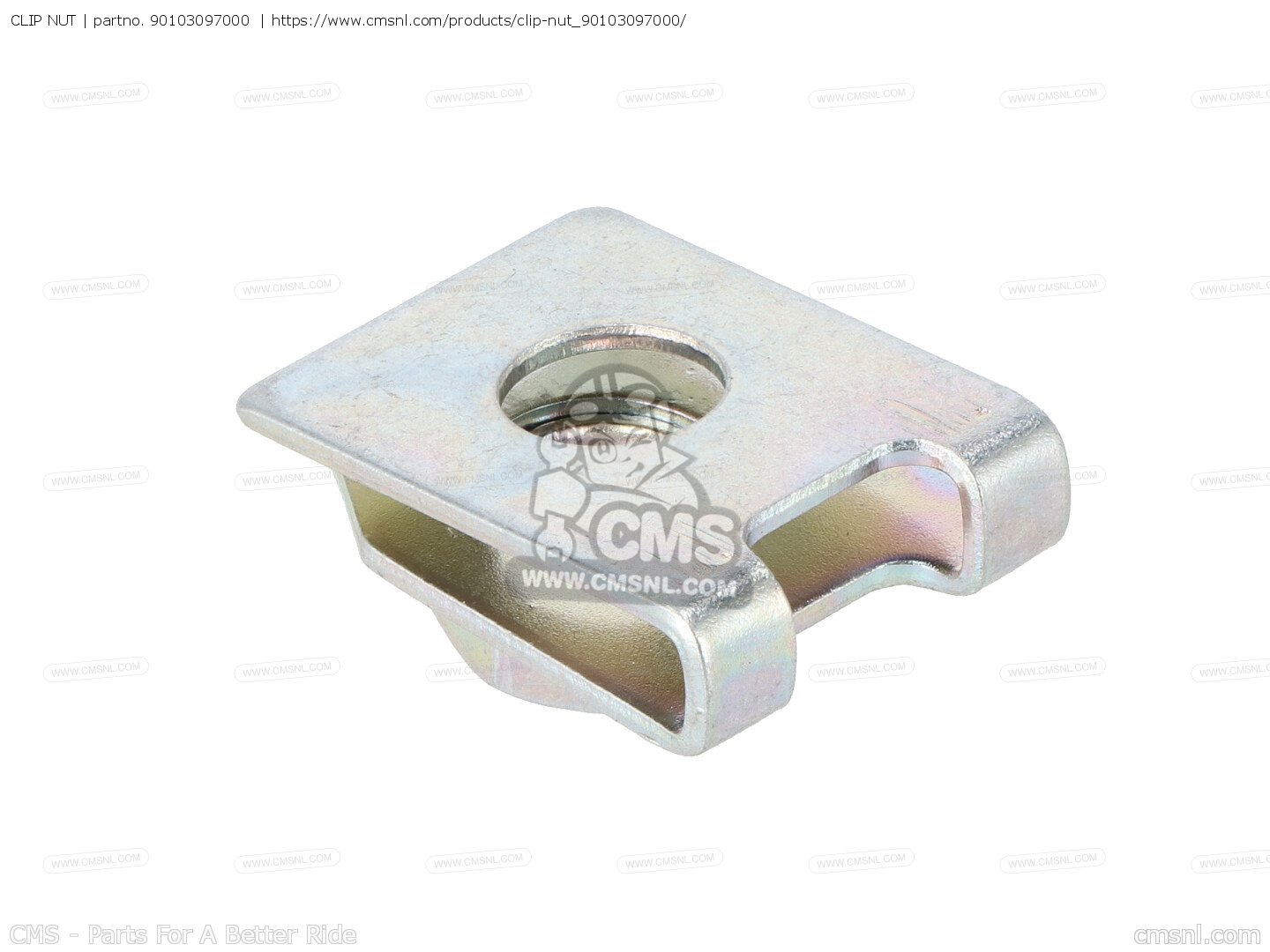 CLIP NUT for 390 Duke, orange China 2018 - order at CMSNL