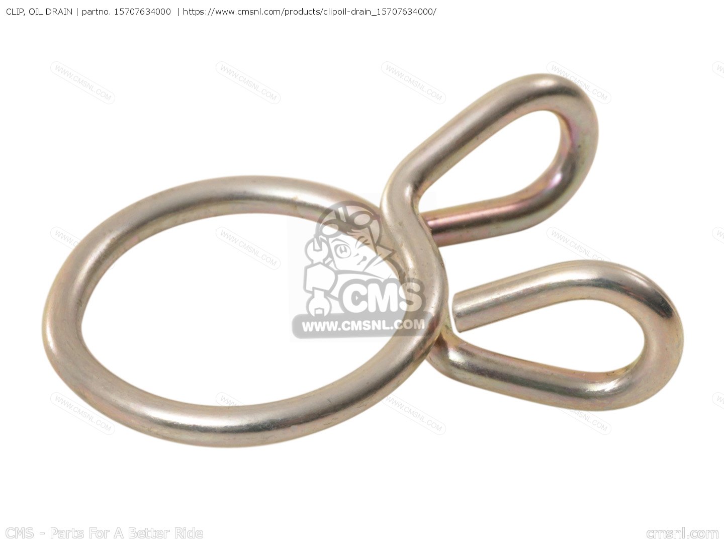 15707634000: CLIP, OIL DRAIN TUBE Honda - buy the 15707-634-000 at CMSNL