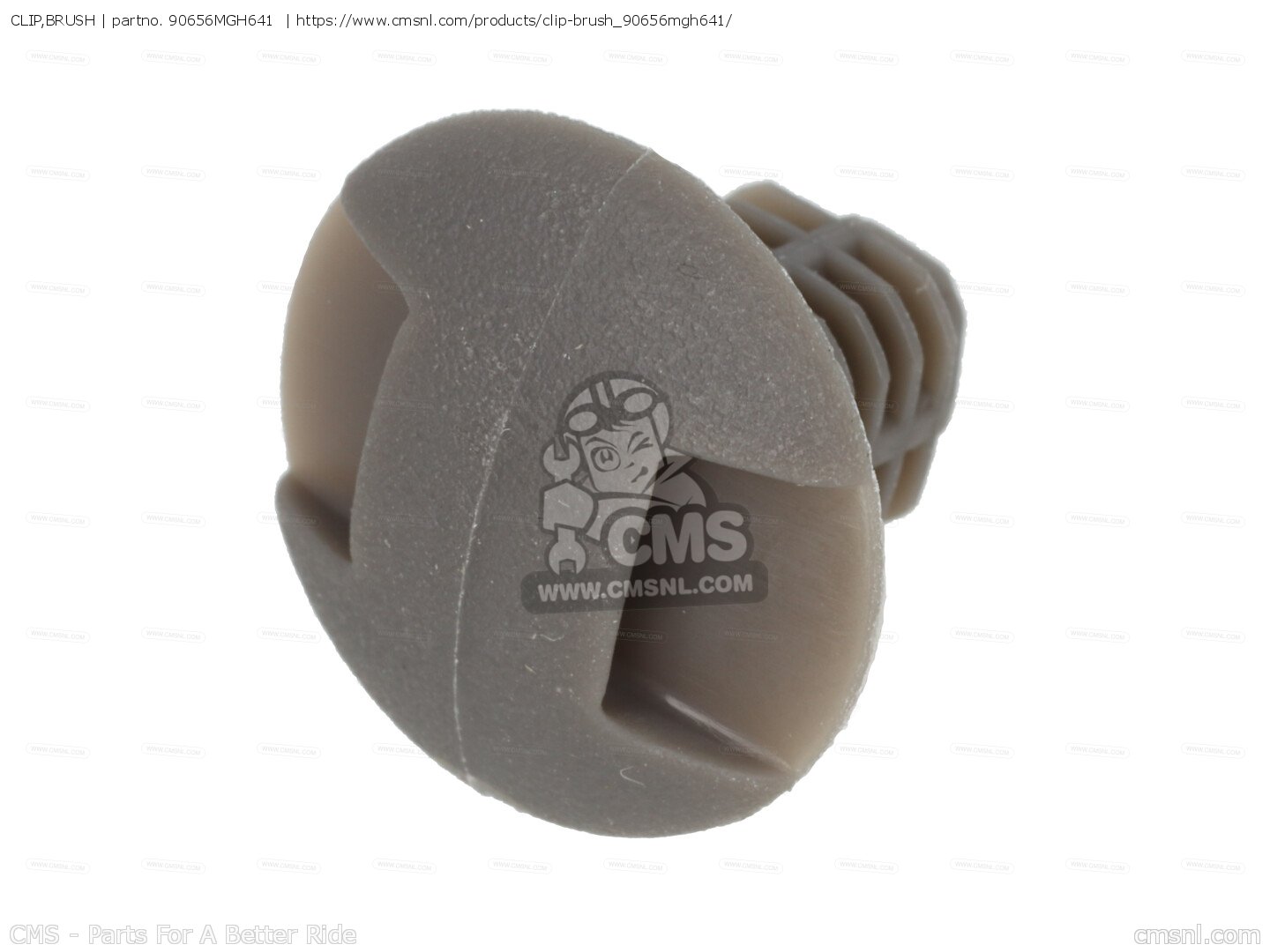 90656MGH641: Clip,brush Honda - buy the 90656-MGH-641 at CMSNL