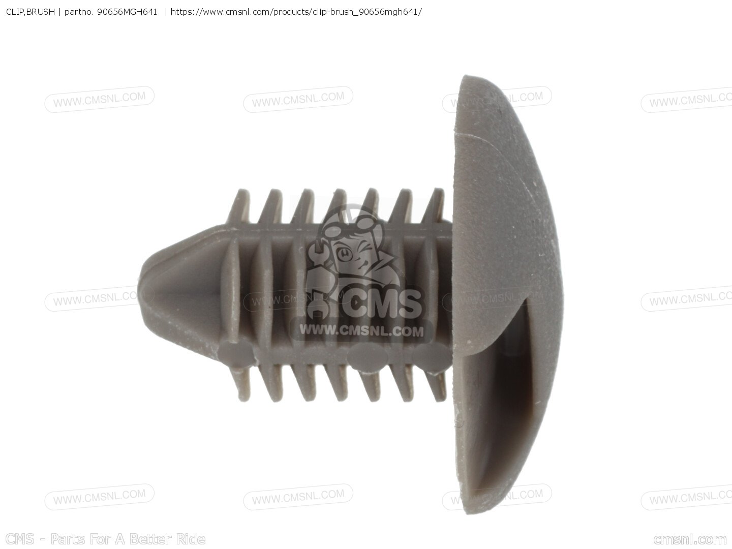 90656MGH641: Clip,brush Honda - buy the 90656-MGH-641 at CMSNL