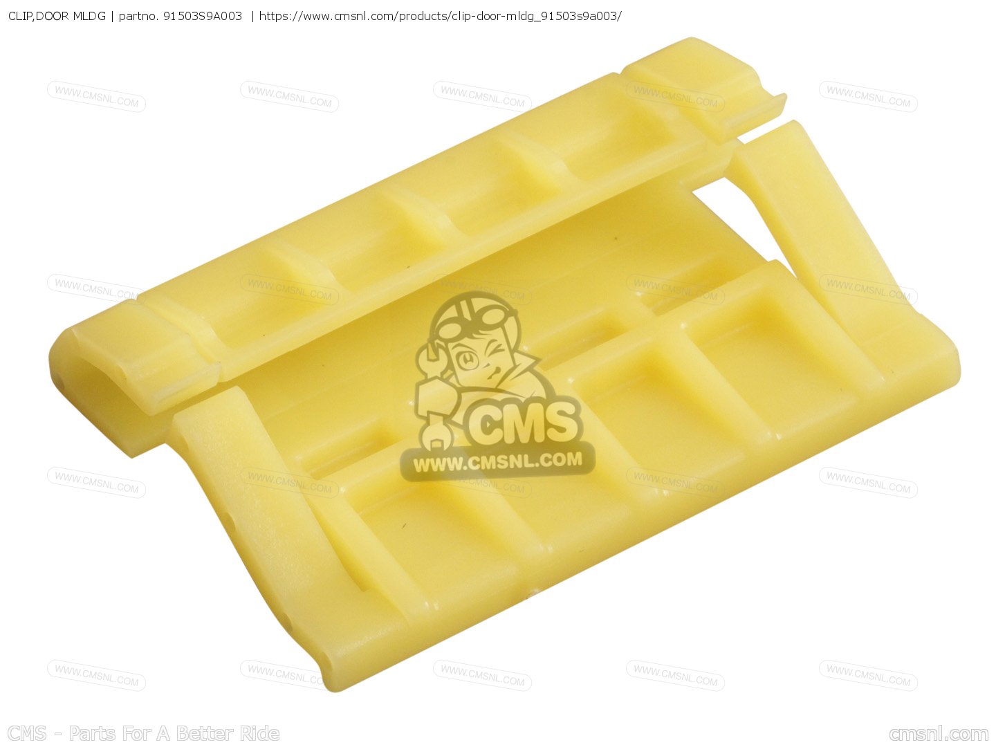 91503S9A003: Clip,door Mldg Honda - buy the 91503-S9A-003 at CMSNL