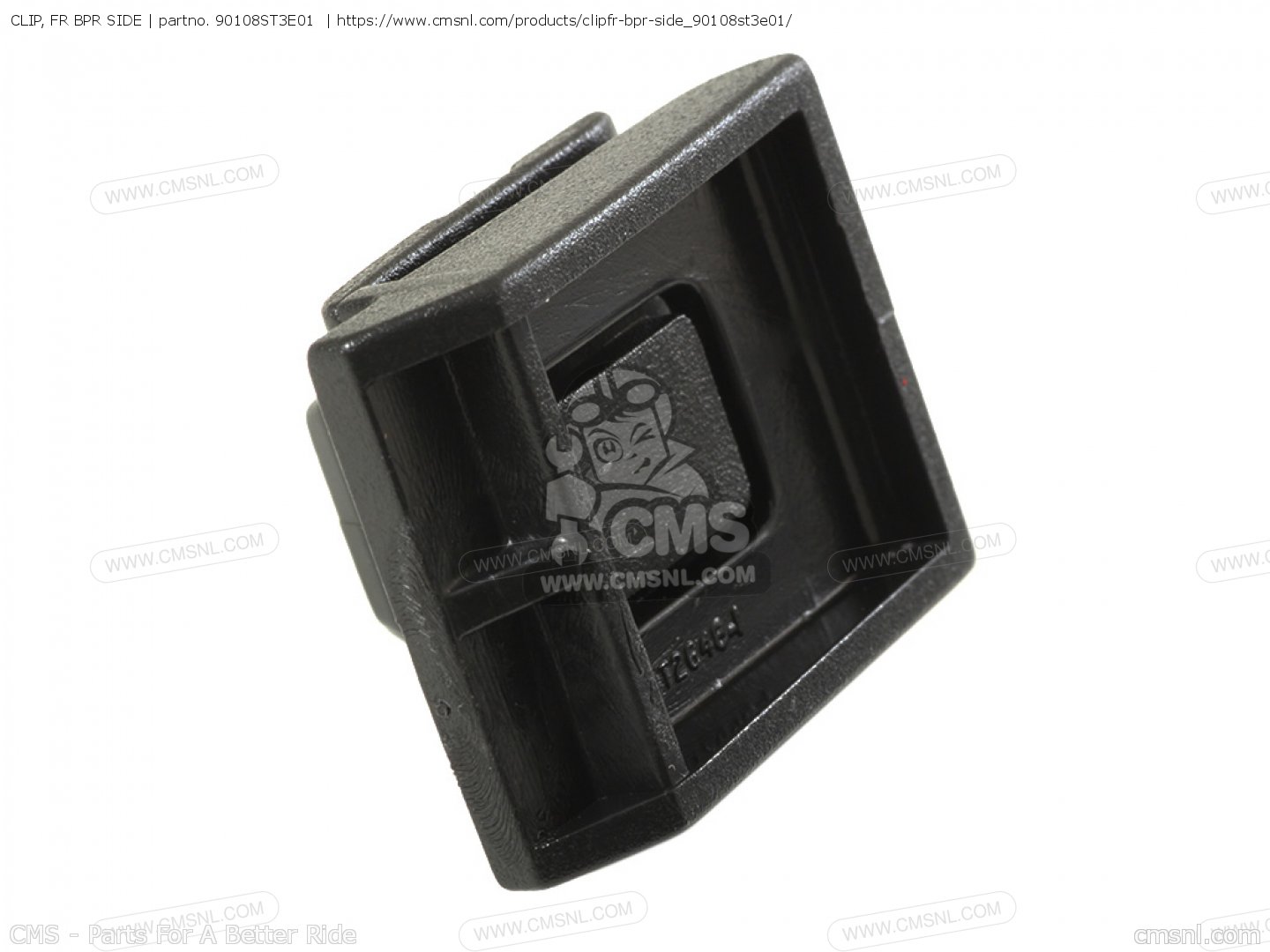 90108ST3E01: Clip, Fr Bpr Side Honda - buy the 90108-ST3-E01 at CMSNL 90108ST3E01: Clip, Fr Bpr Side Honda - buy the 90108-ST3-E01 at CMSNL