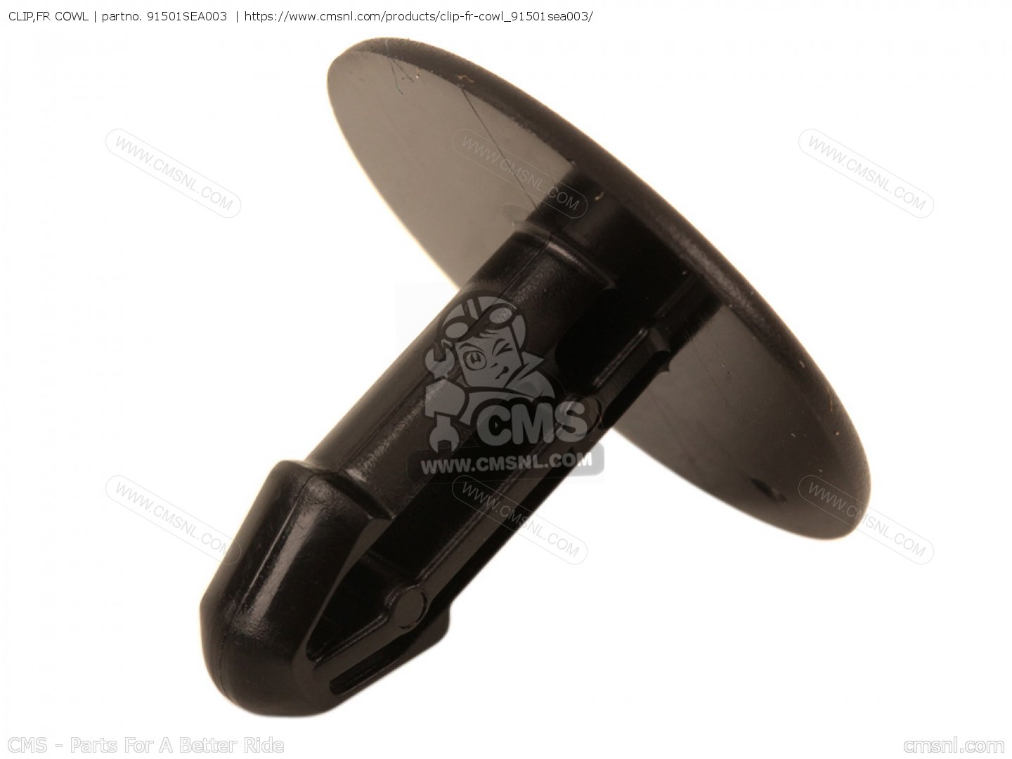 91501SEA003: Clip,fr Cowl Honda - buy the 91501-SEA-003 at CMSNL