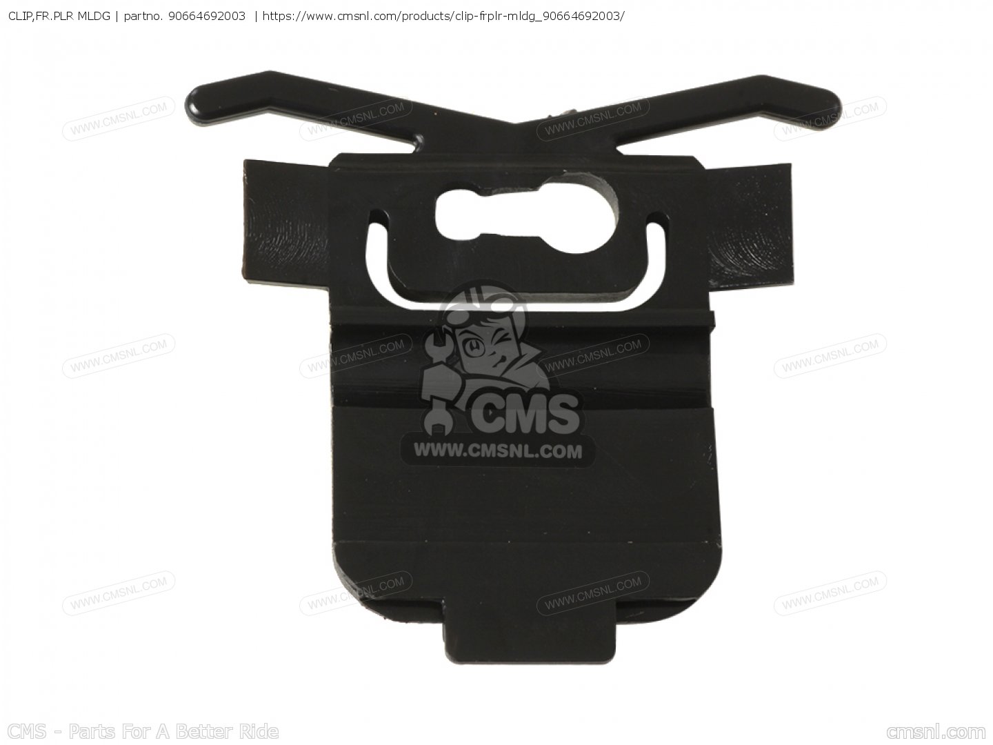 90664692003: Clip,fr.plr Mldg Honda - buy the 90664-692-003 at CMSNL