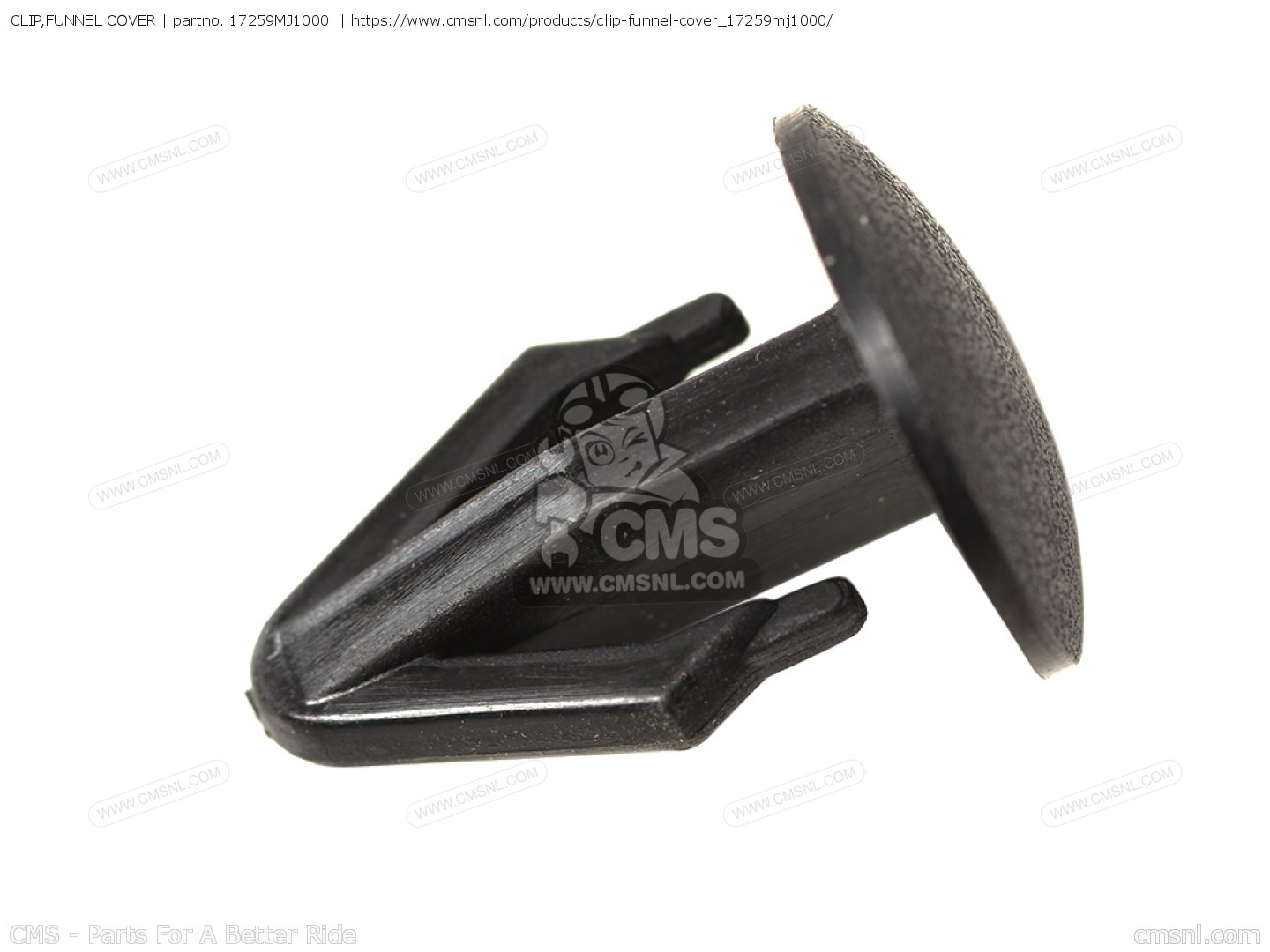 17259MJ1000: CLIP,FUNNEL COVER Honda - buy the 17259-MJ1-000 at CMSNL