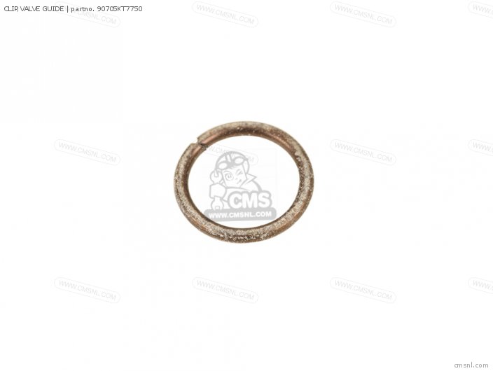90705KT7750: CLIP,VALVE GUIDE Honda - buy the 90705-KT7-750 at CMSNL